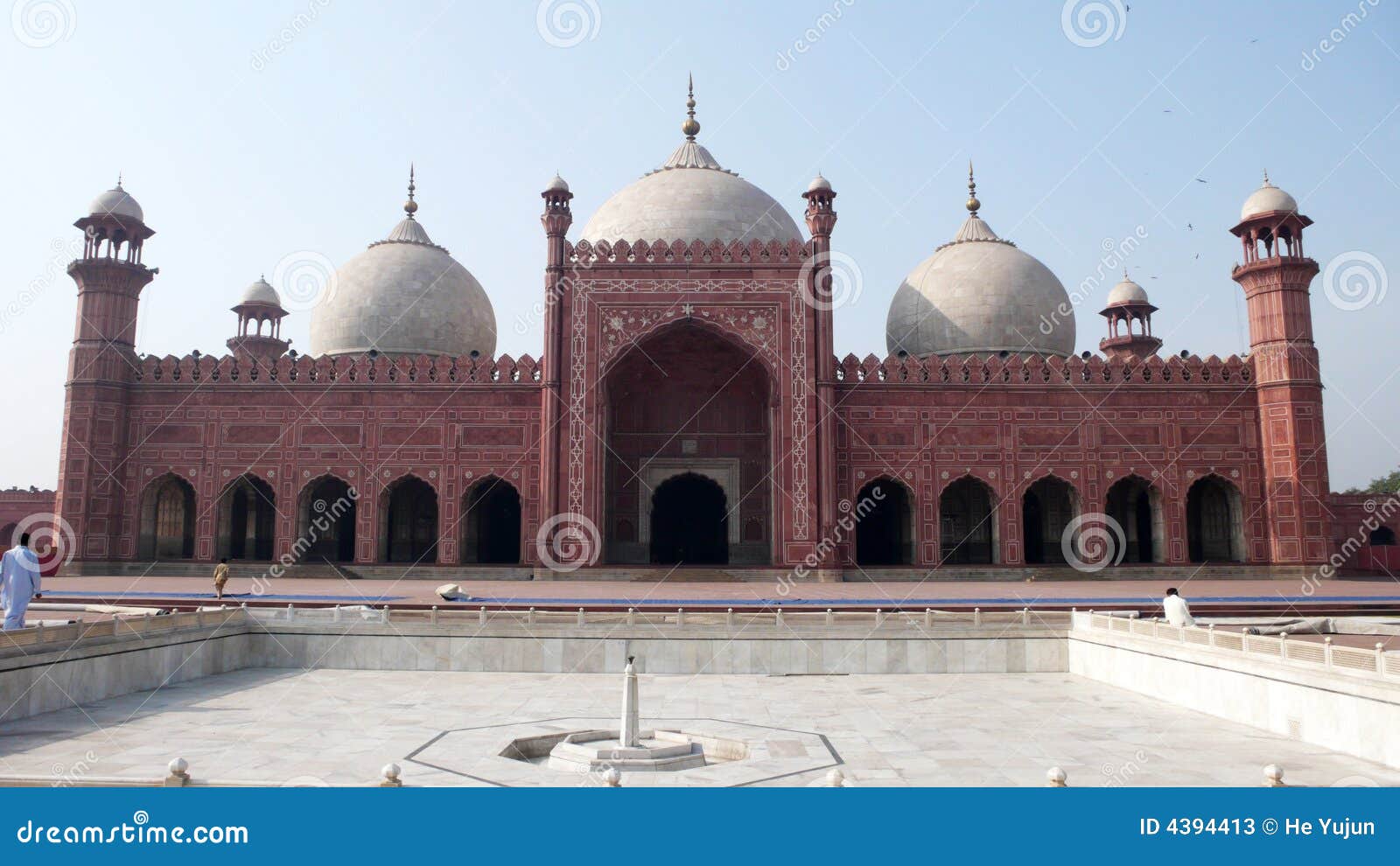 Badshahi Mosque Or Red Mosque In Lahore,Pakistan. Royalty-Free Stock ...