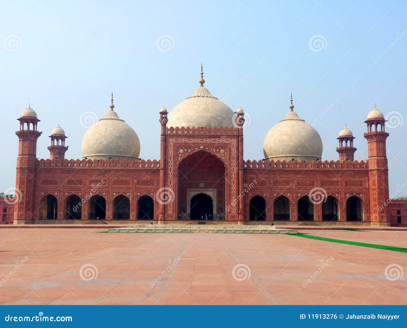 Badshahi Mosque Or Red Mosque In Lahore,Pakistan. Royalty-Free Stock ...