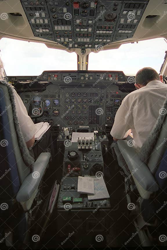 BAE 146-200 stock photo. Image of cockpit, window, british - 1053582