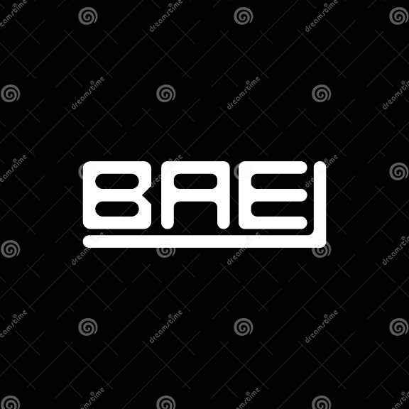 BAE Letter Logo Creative Design with Vector Graphic, BAE Stock Illustration - Illustration of ...