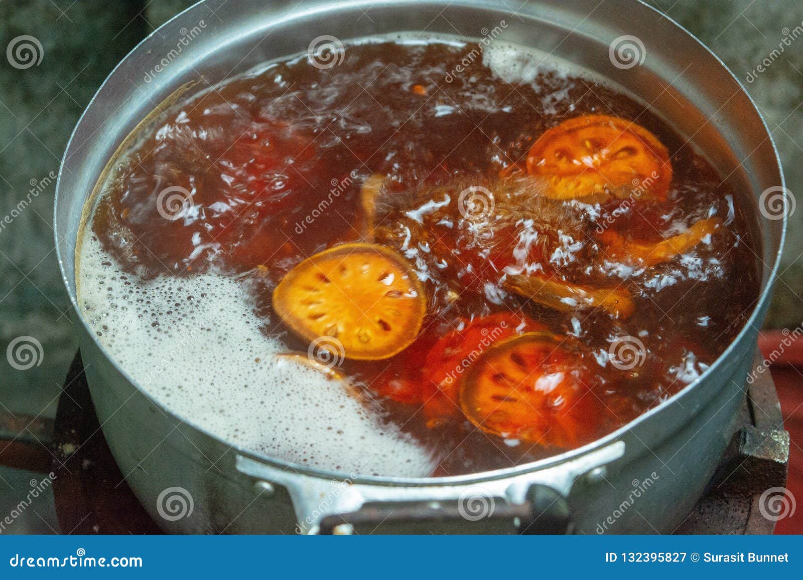 Bael Fruit Herbal Drink stock image. Image of detail - 132395827