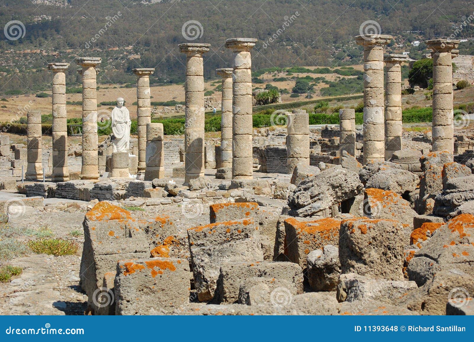 Roman Ruins Of Histria Citadel - Romania Stock Image | CartoonDealer ...