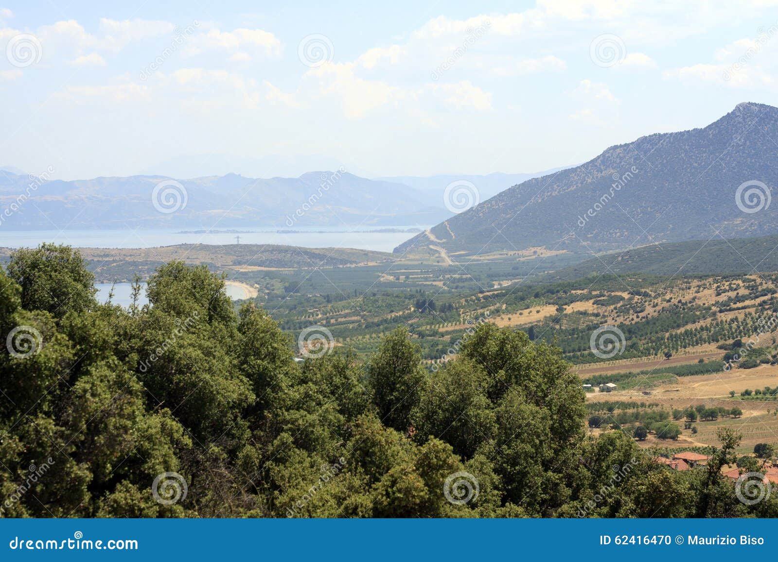 Bafa Lake Landscape with Great Nature Stock Photo - Image of ruin, lake ...