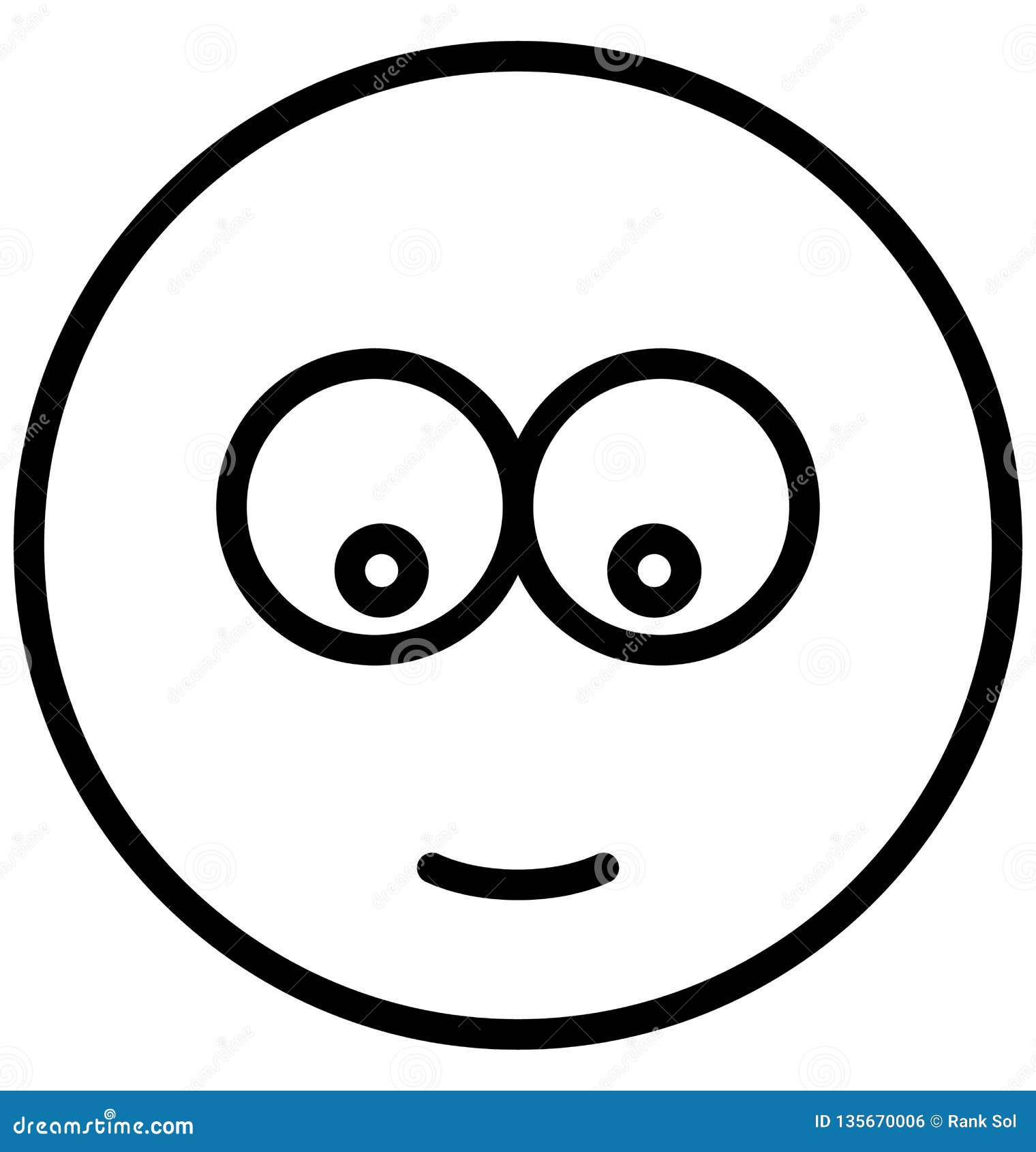 Baffled Emoticon, Stare Emoticon Vector Isolated Icon Which Can Easily ...