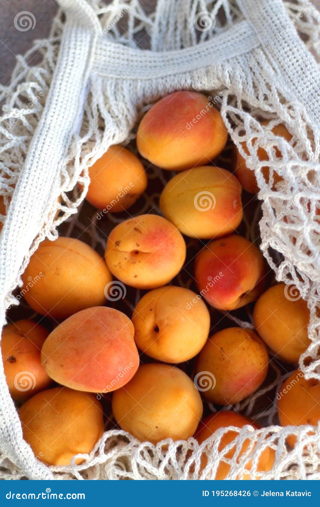 Bag of Apricots stock photo. Image of full, diet, life - 195268426