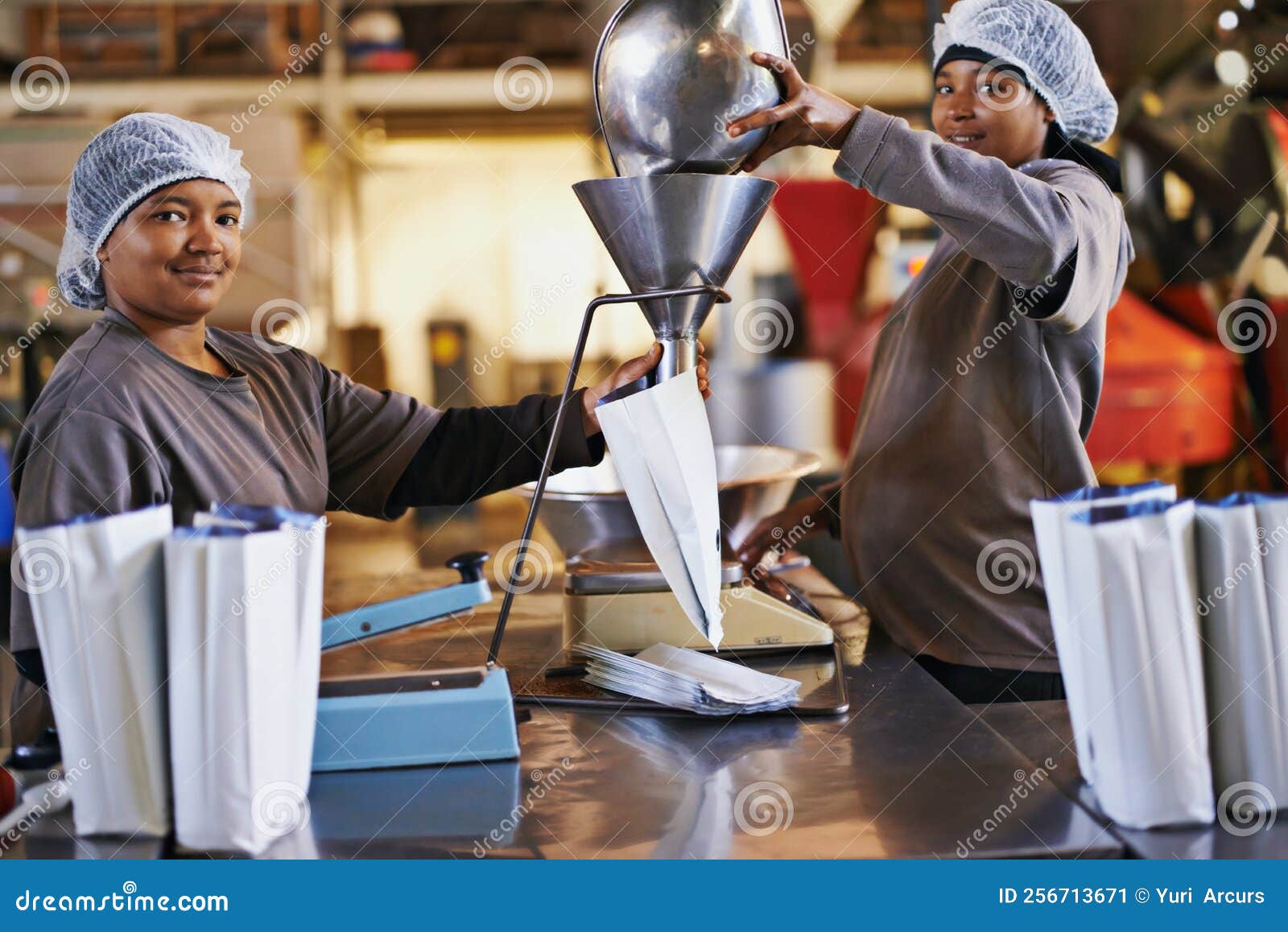 We only Bag the Best. Workers in a Coffee Packaging and Distribution ...