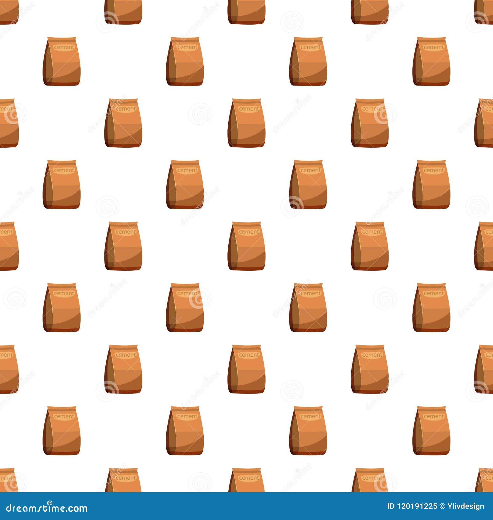 Bag of cement pattern stock vector. Illustration of geometric - 120191225