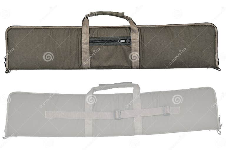 Bag for Concealed Carry of Submachine Gun. Isolated Stock Image - Image ...