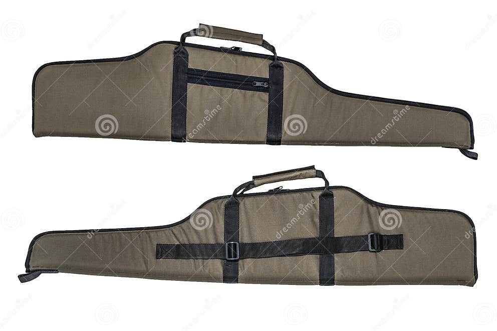 Bag for Concealed Carry of Submachine Gun. Isolated Stock Photo - Image ...