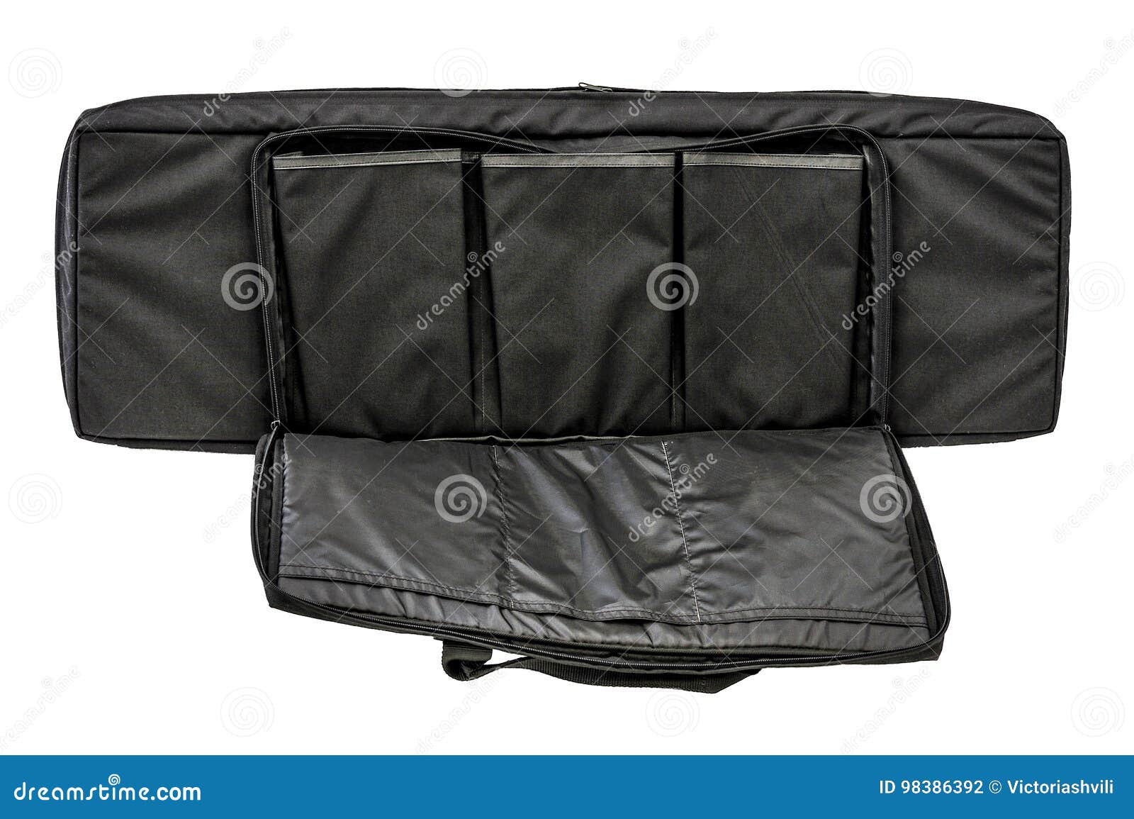 Bag for Concealed Carry of Submachine Gun. Isolated Stock Photo - Image ...