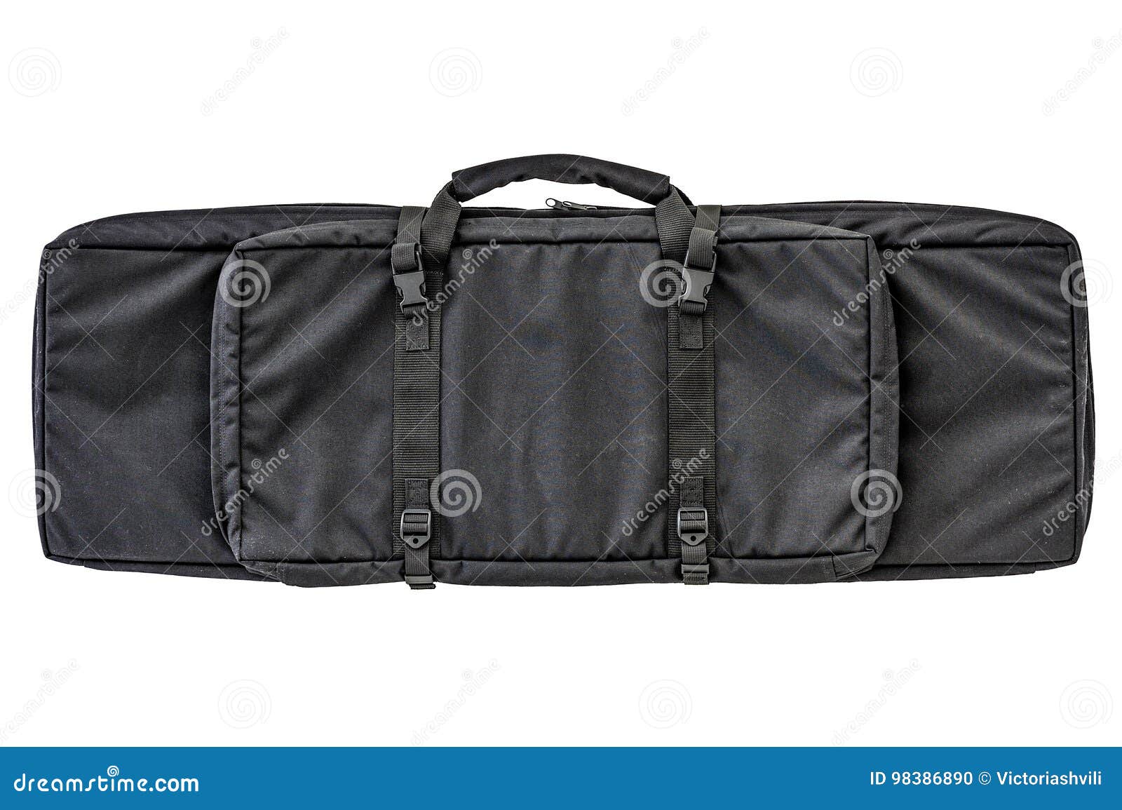 Bag for Concealed Carry of Submachine Gun. Isolated Stock Photo - Image ...