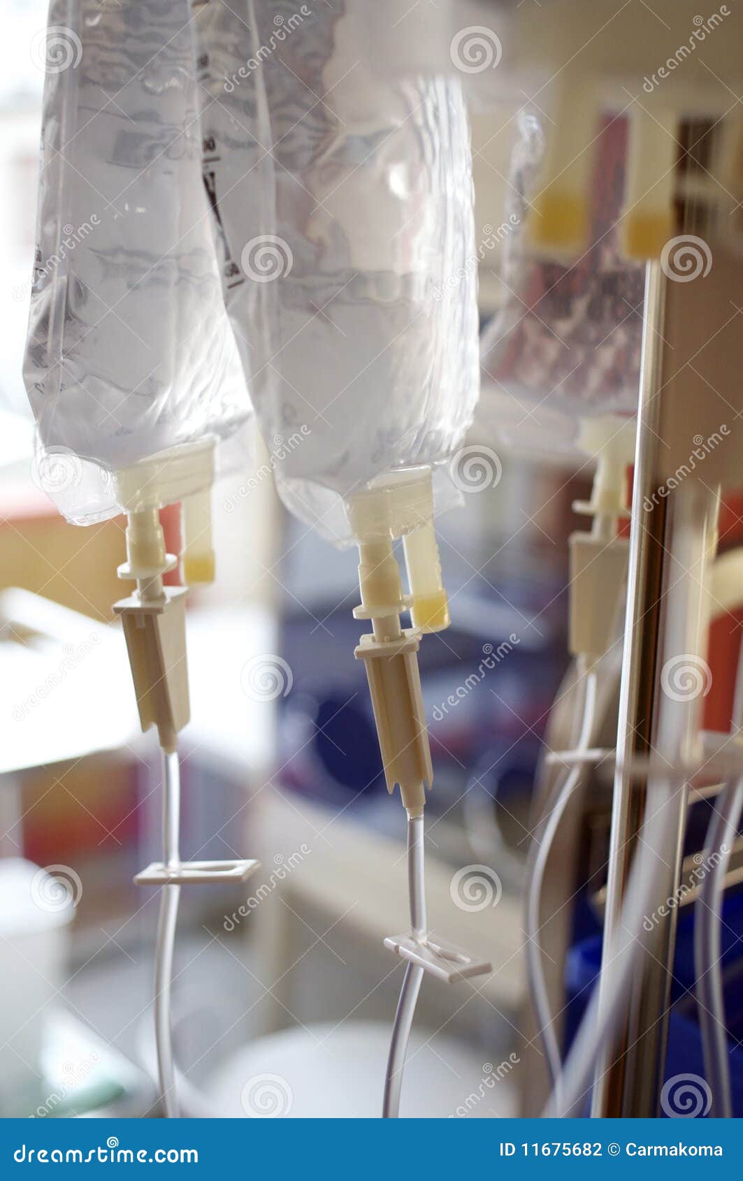 Bag for a Drip in a Hospital Stock Photo - Image of patient, health ...