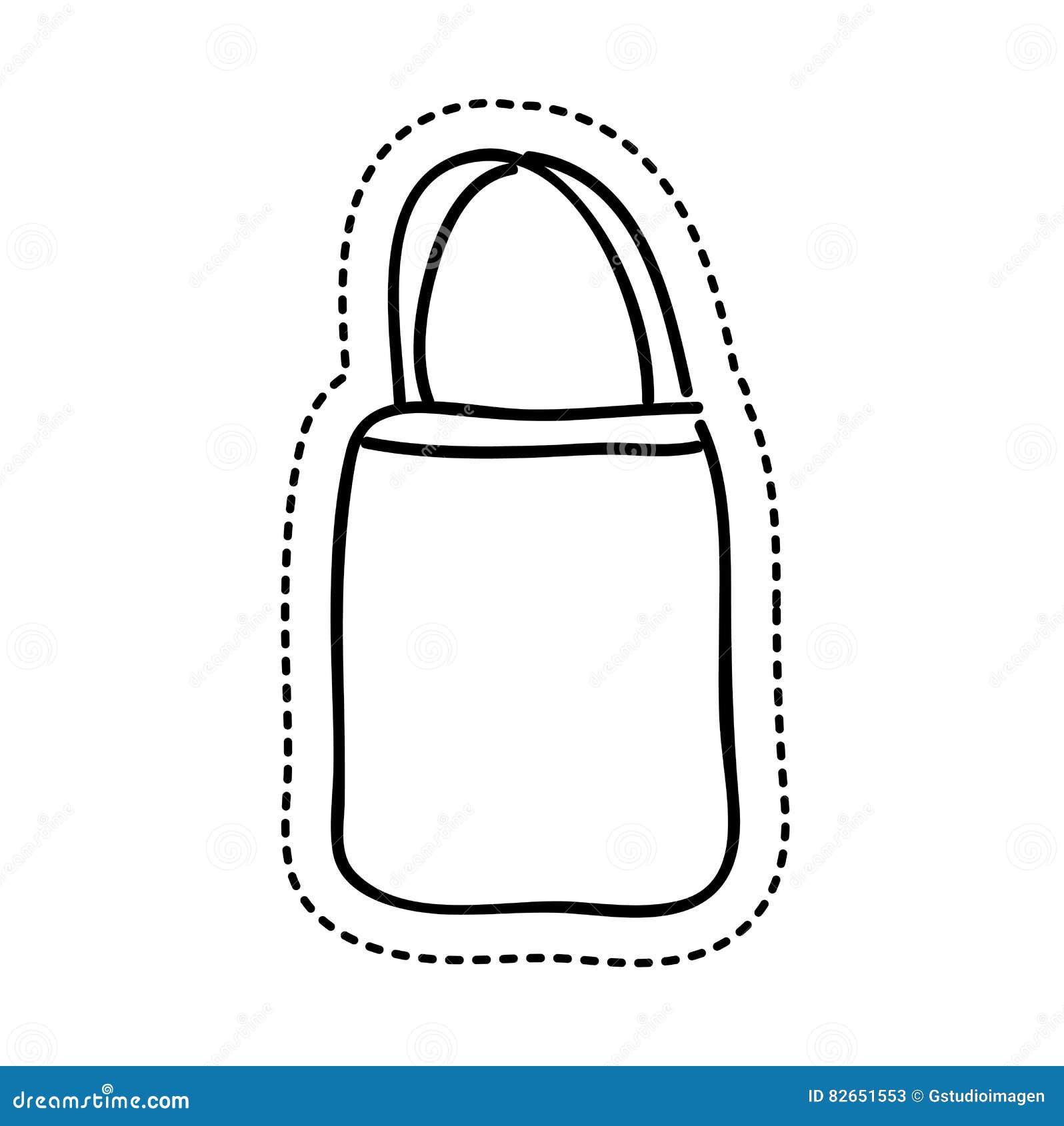 Bag female drawing icon stock illustration. Illustration of drawing ...