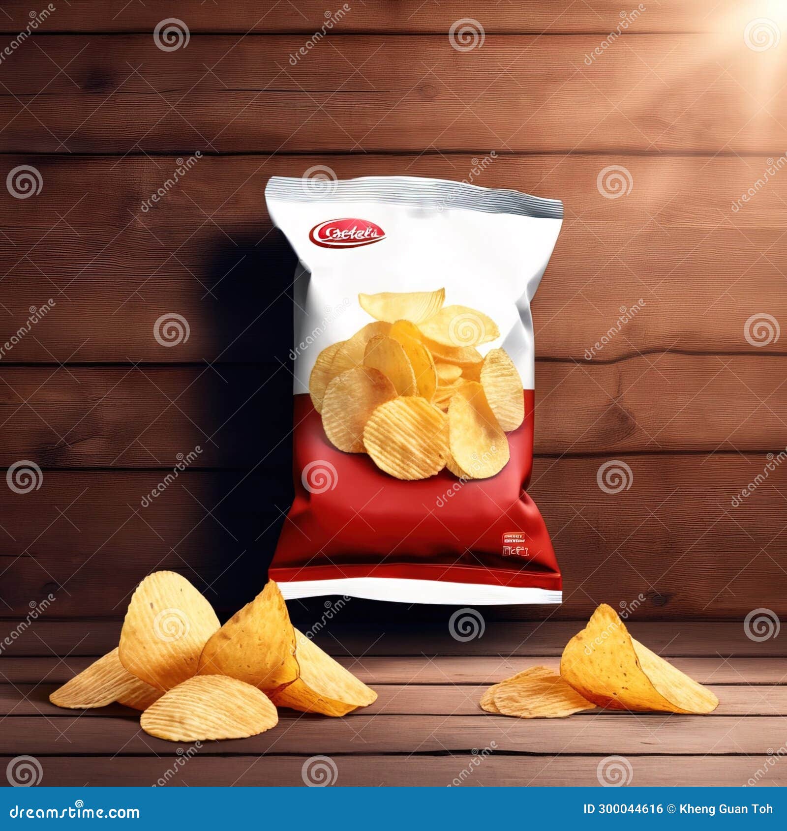 Fried Potato Chips Bag ACHO Chips, Fried Egg & Sea Salt From Spain