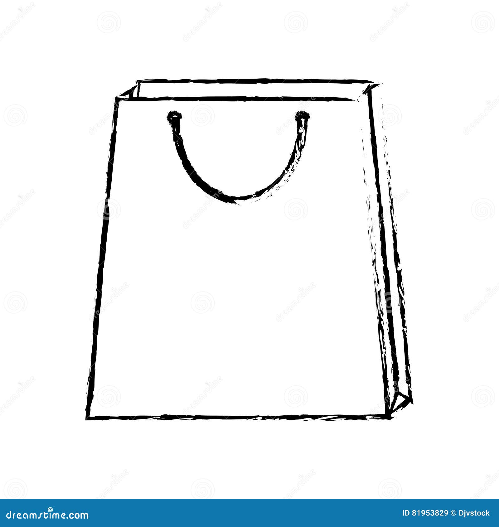 Bag Gift Present Sketch Outline Stock Vector - Illustration of costume ...