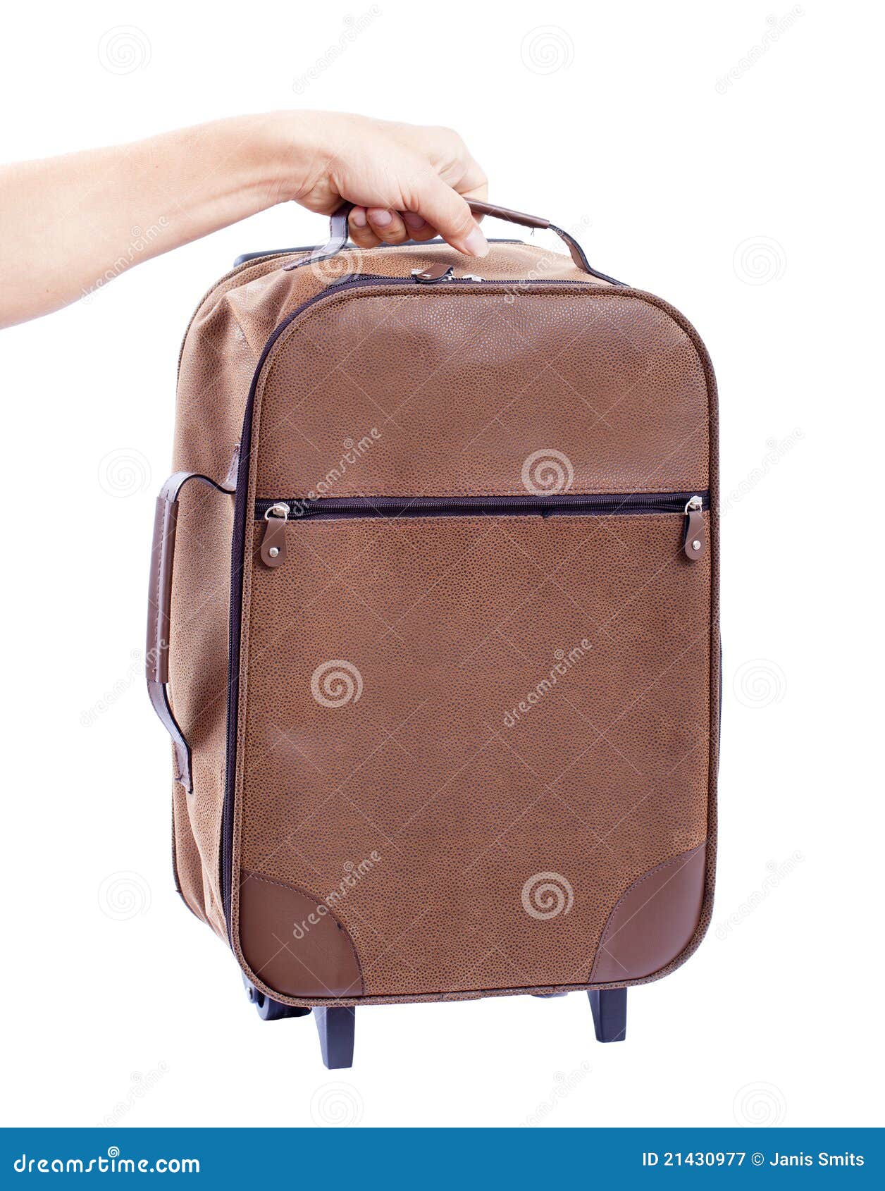Bag in hand. stock image. Image of lethear, carrying - 21430977