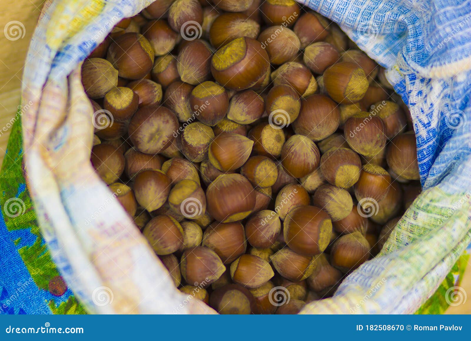 Bag of Hazelnuts in the Shell Hazelnuts Stock Photo - Image of spanner ...