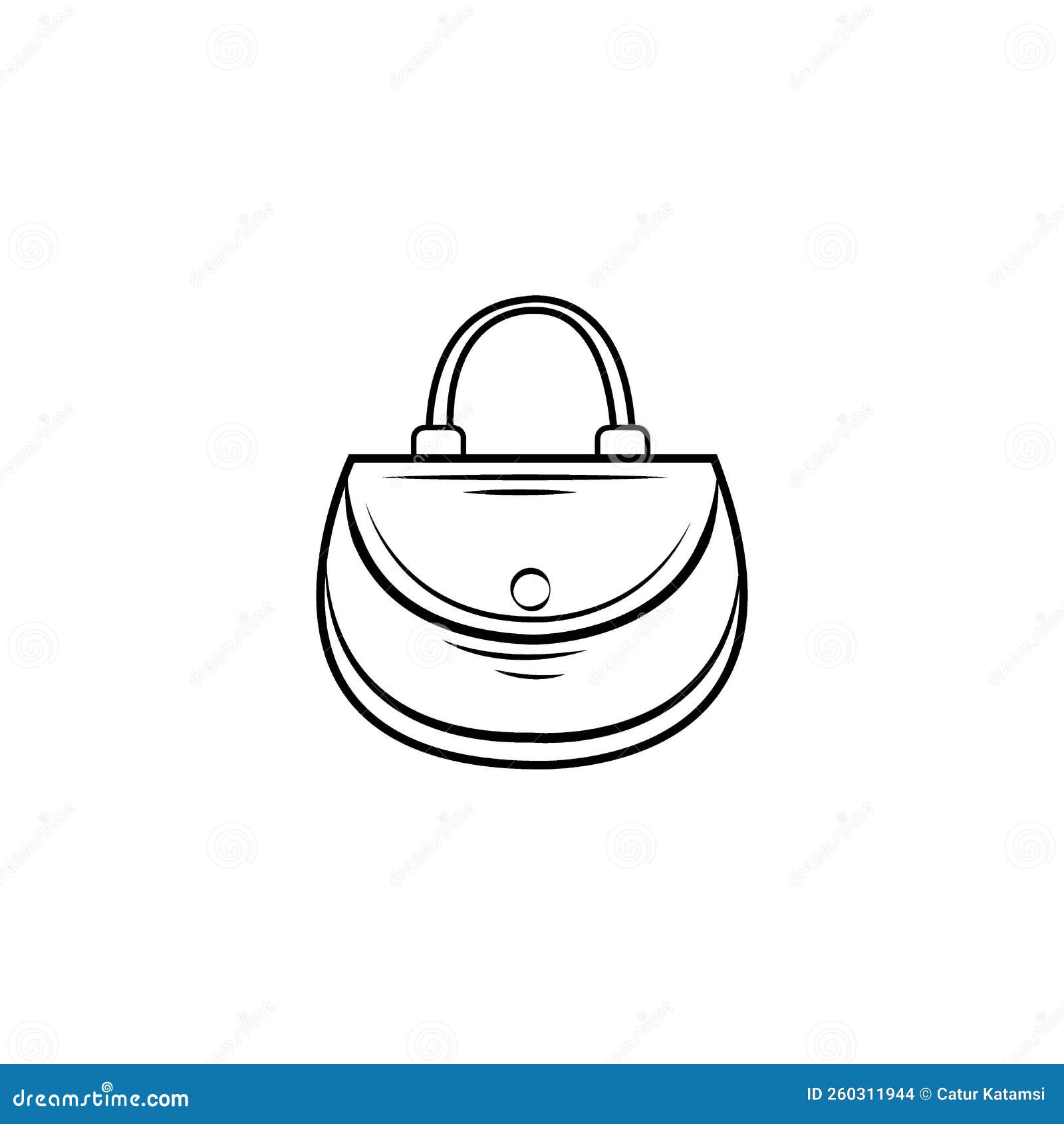 Bag Icon Logo Vector Design Stock Illustration - Illustration of ...