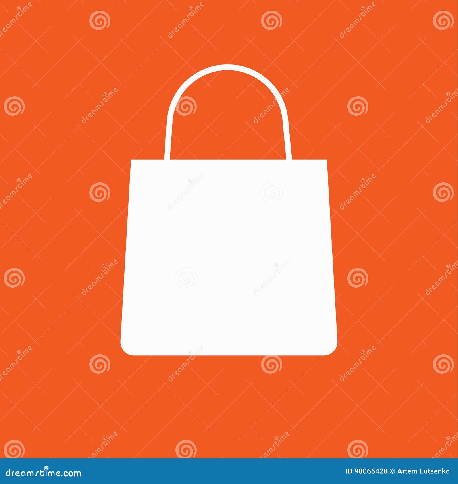 Bag Icon Simple Vector Illustration Stock Vector - Illustration of ...