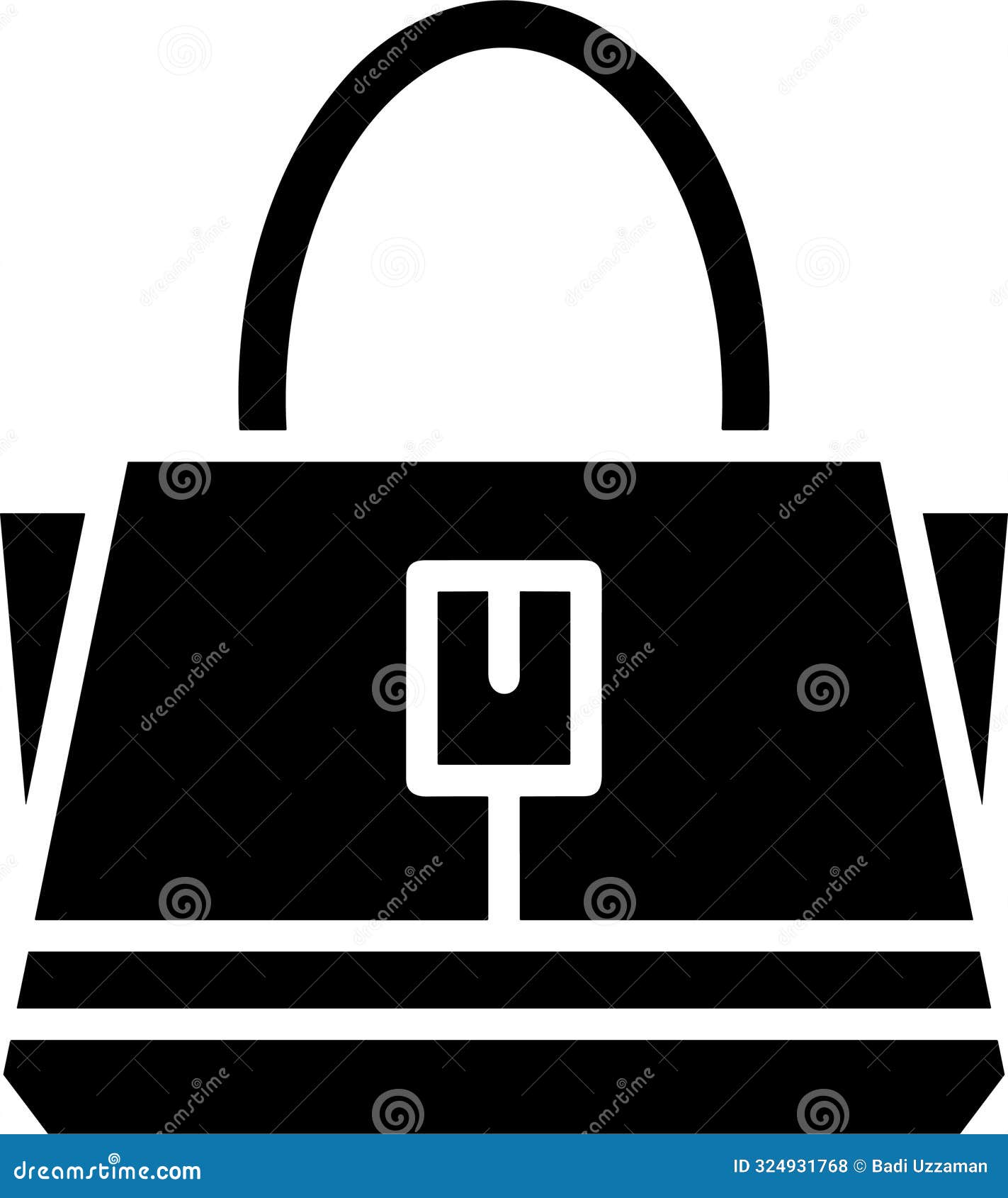 Bag Icon Symbol Vector Image Stock Vector - Illustration of sign ...