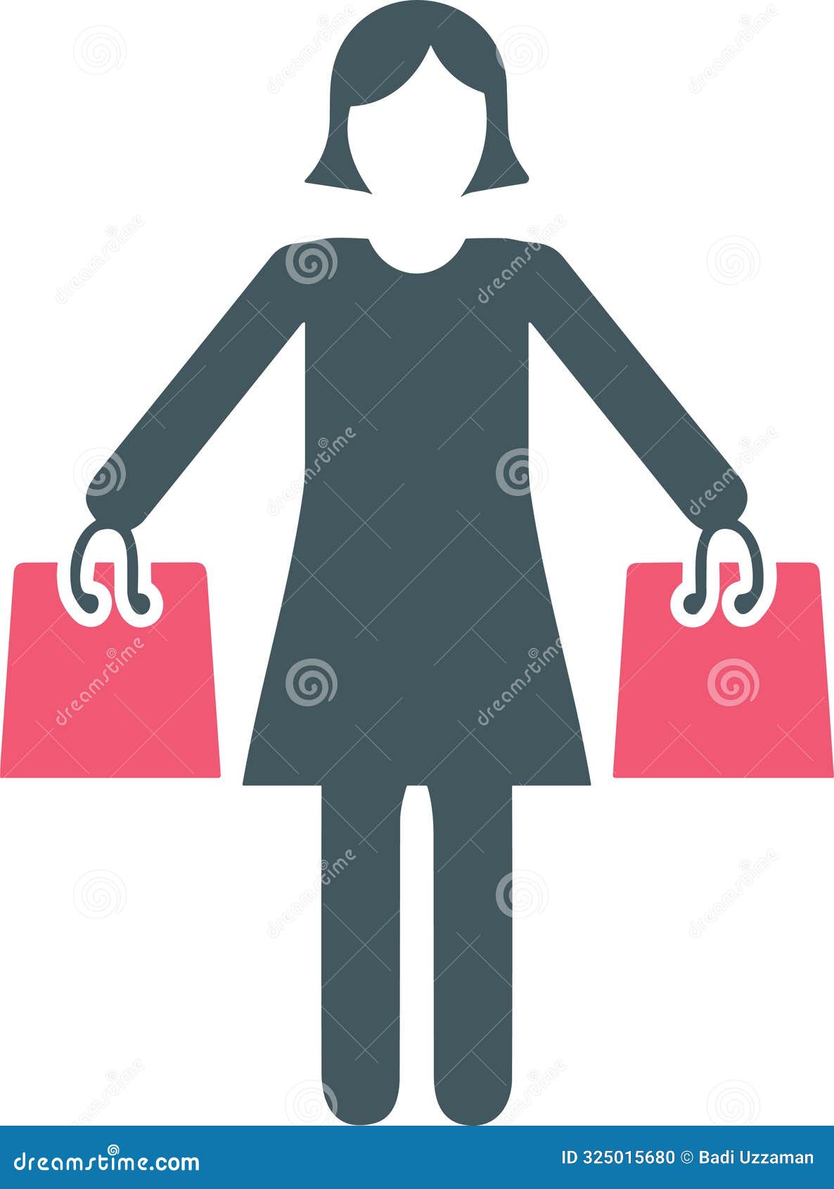Bag Icon Symbol Vector Image Stock Vector - Illustration of pack ...