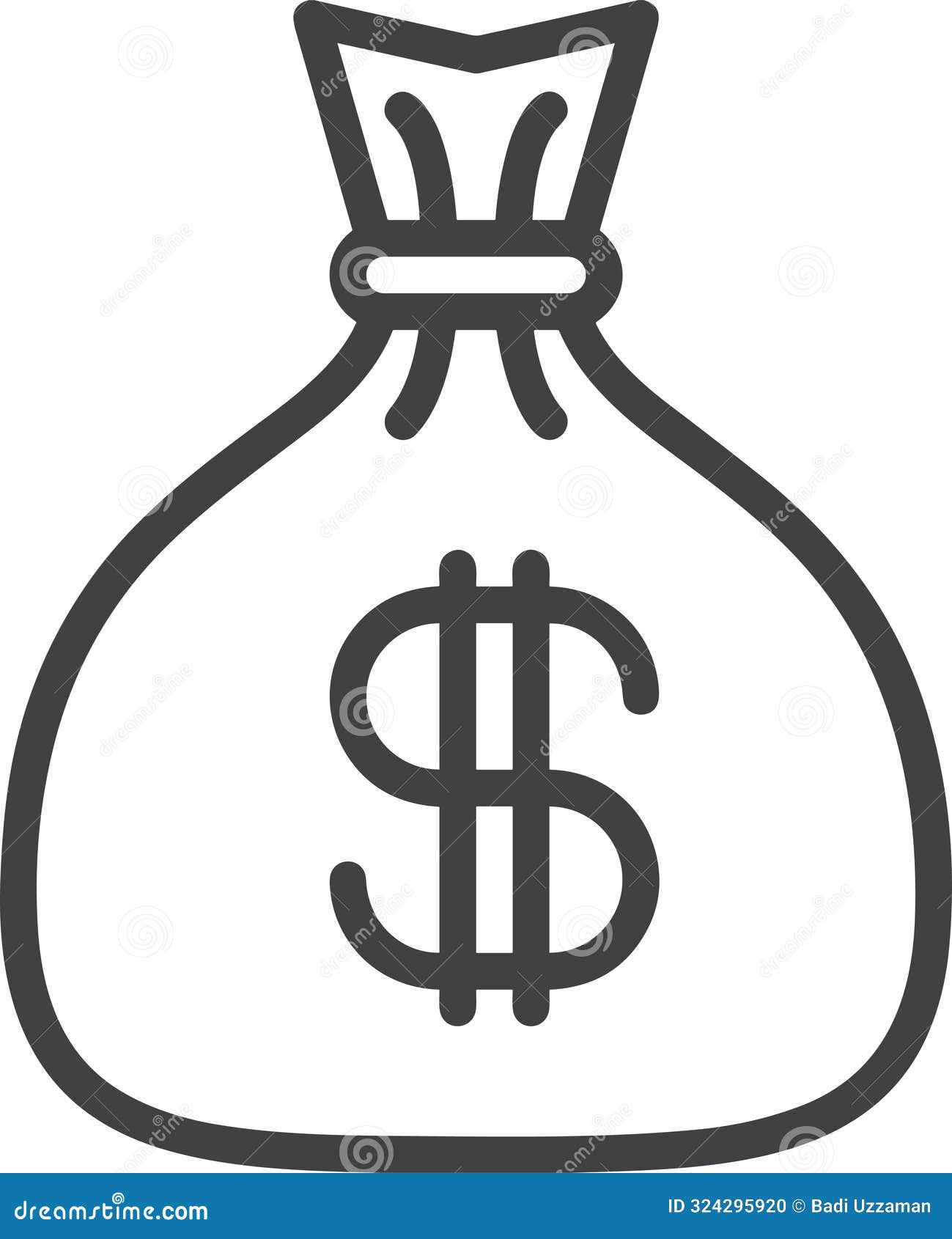 Bag Icon Symbol Vector Image Stock Vector - Illustration of package ...