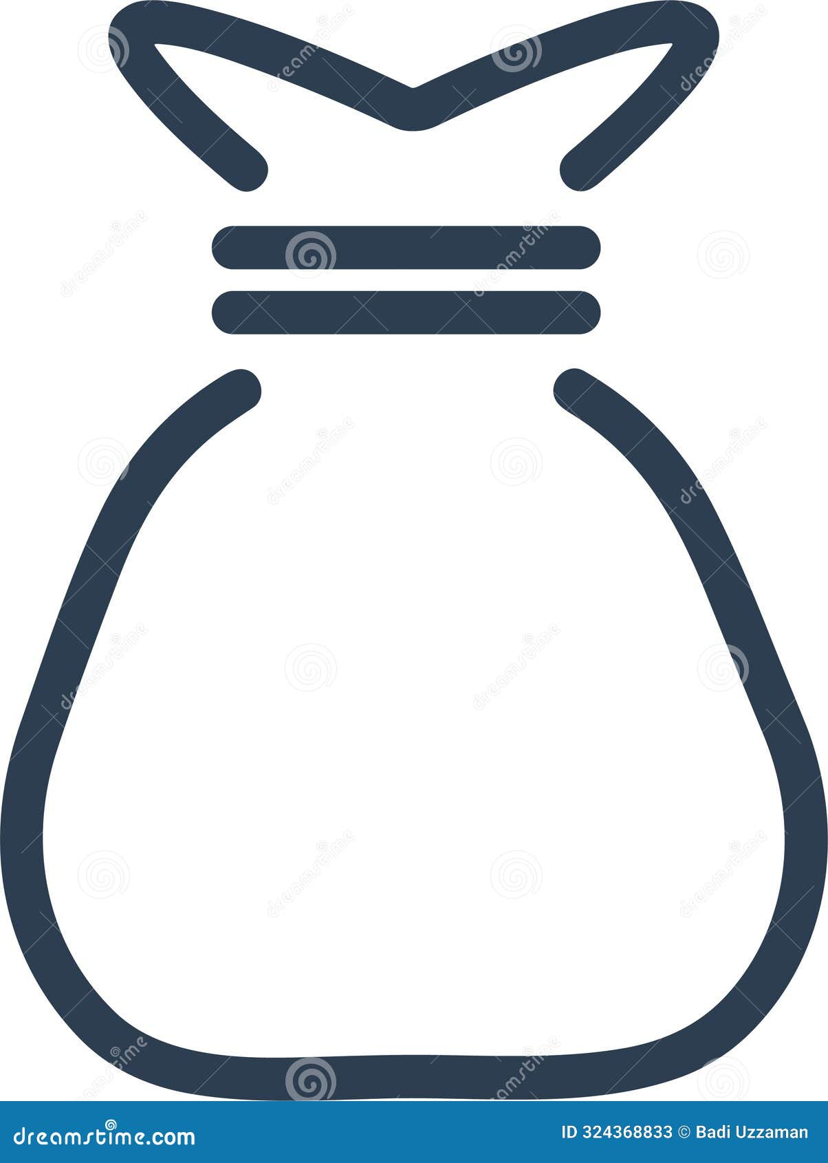 Bag Icon Symbol Vector Image Stock Vector - Illustration of purchase ...