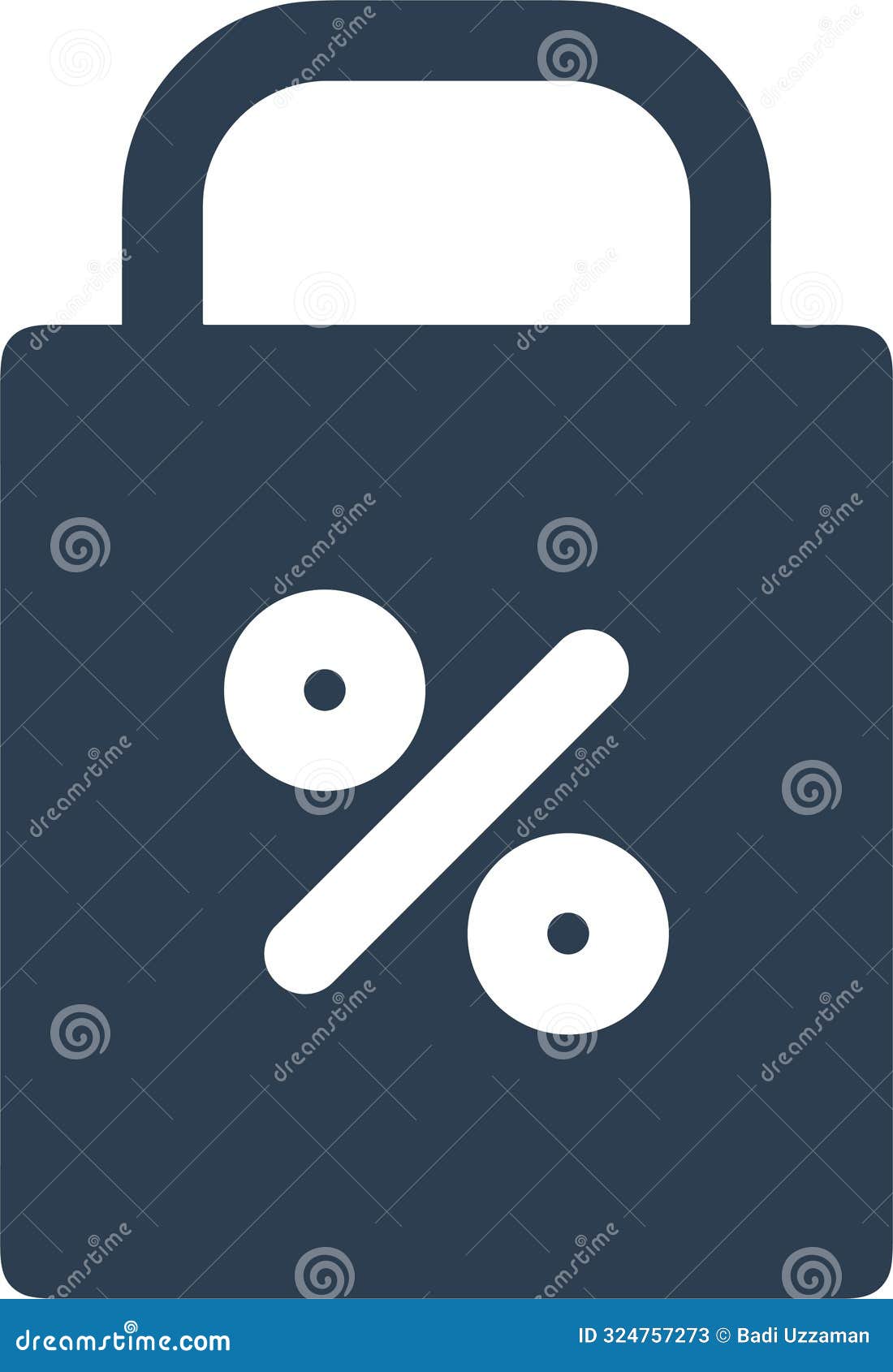 Bag Icon Symbol Vector Image Stock Vector - Illustration of icon ...