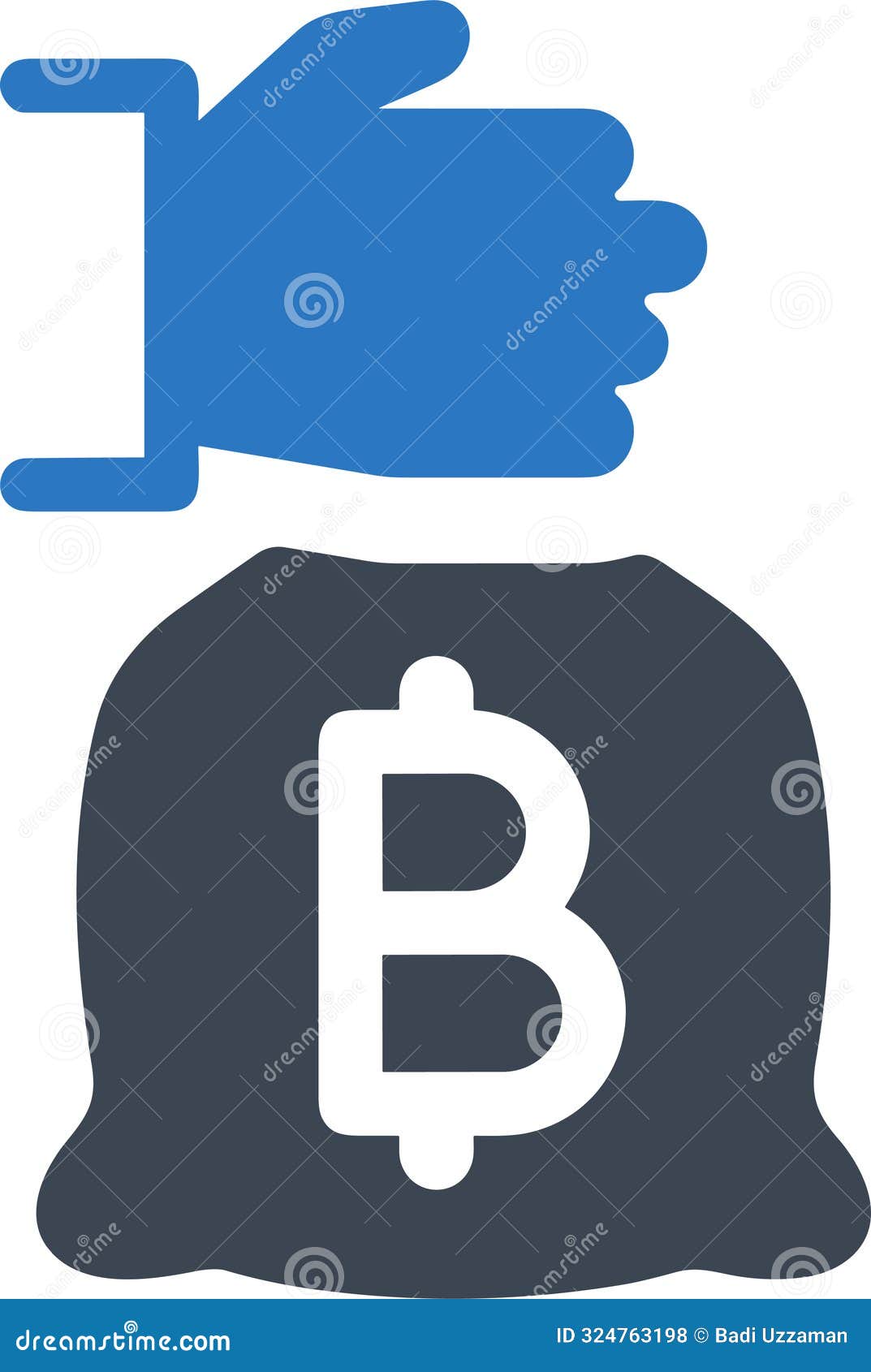 Bag Icon Symbol Vector Image Stock Vector - Illustration of retail ...