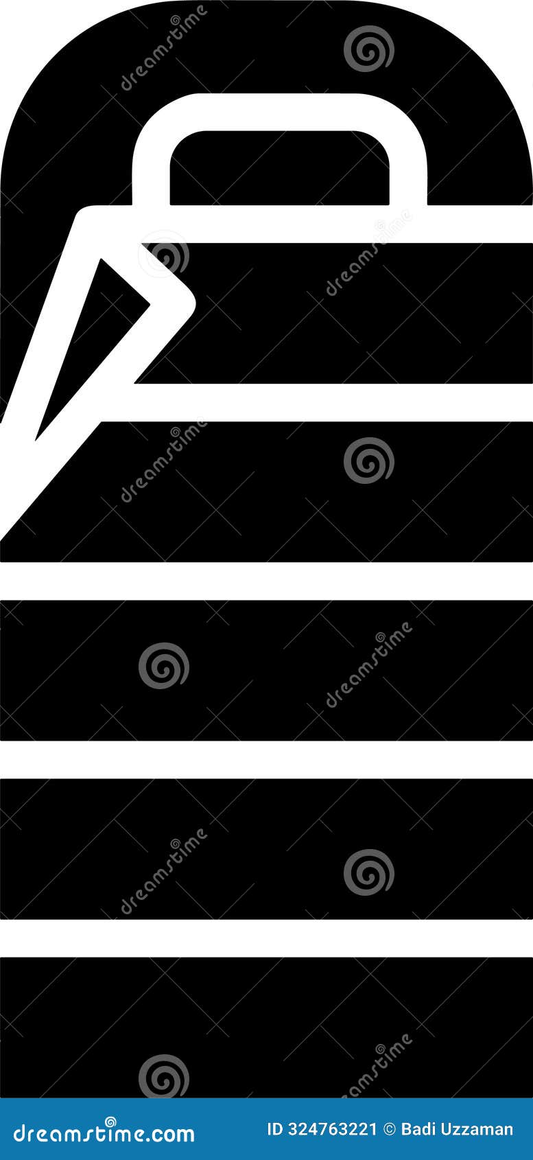 Bag Icon Symbol Vector Image Stock Vector - Illustration of retail ...