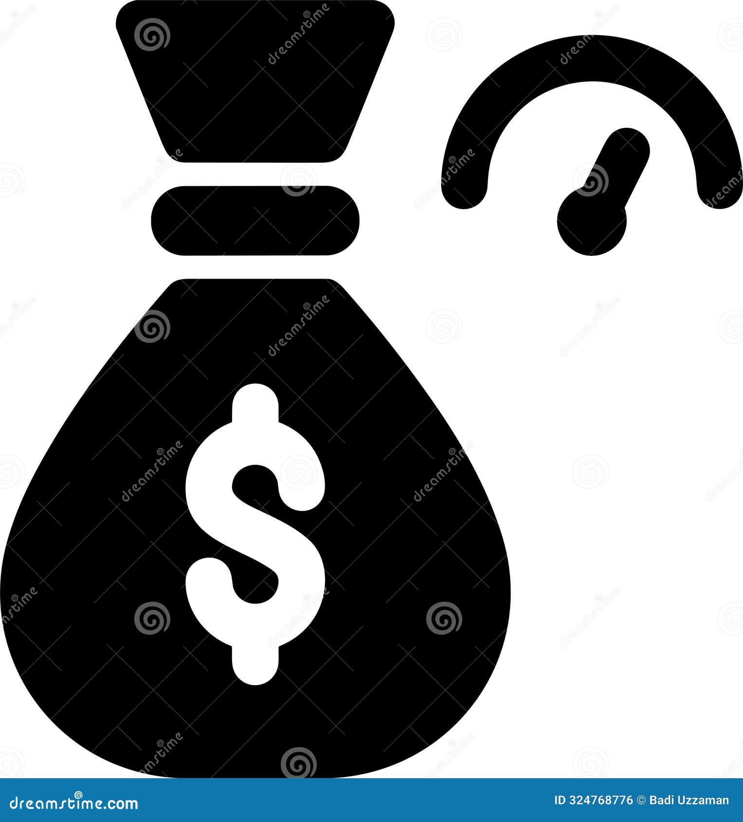 Bag Icon Symbol Vector Image Stock Vector - Illustration of business ...