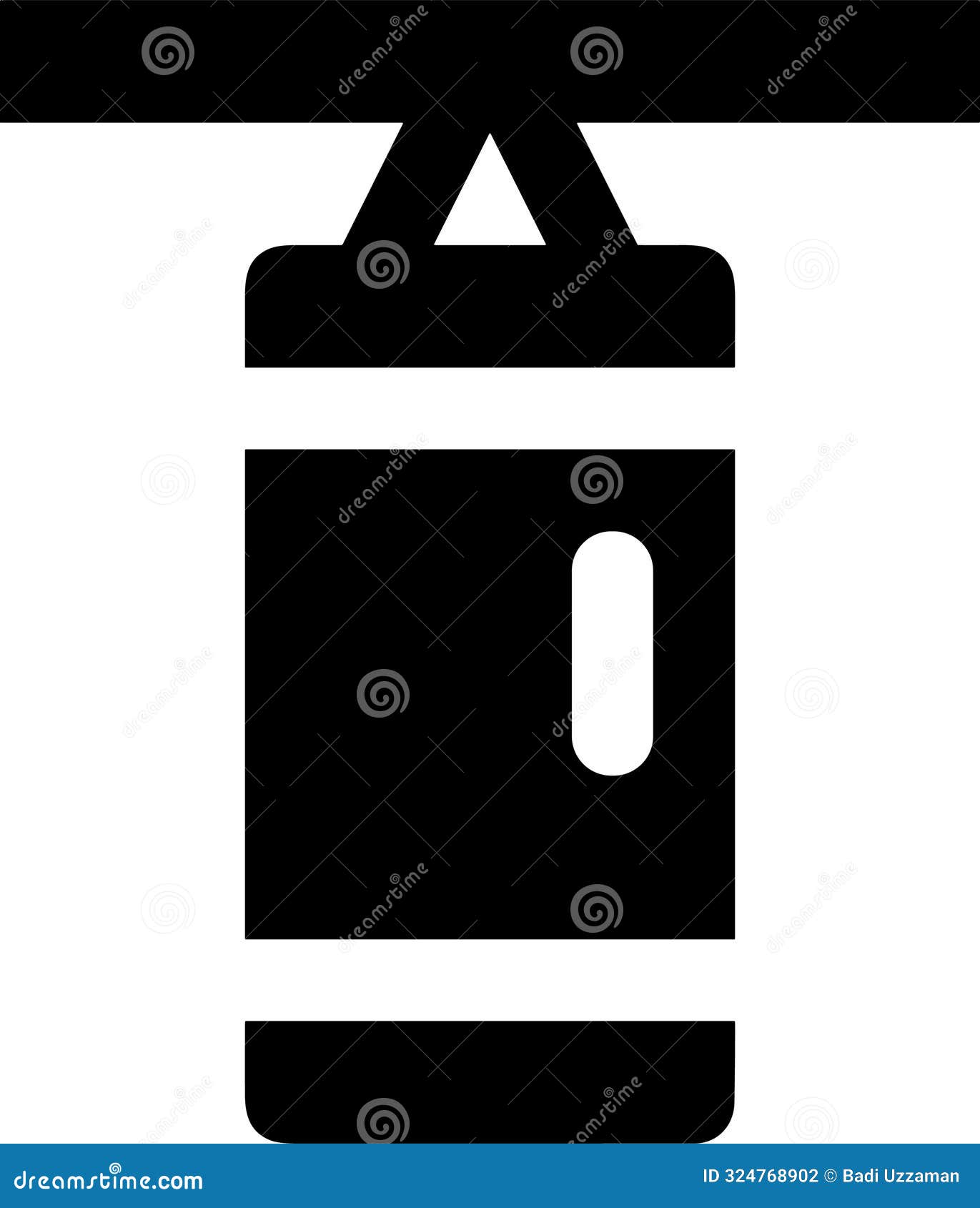 Bag Icon Symbol Vector Image Stock Illustration - Illustration of ...