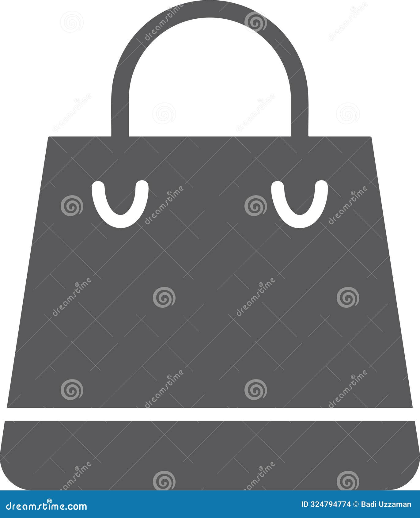 Bag Icon Symbol Vector Image Stock Illustration - Illustration of ...