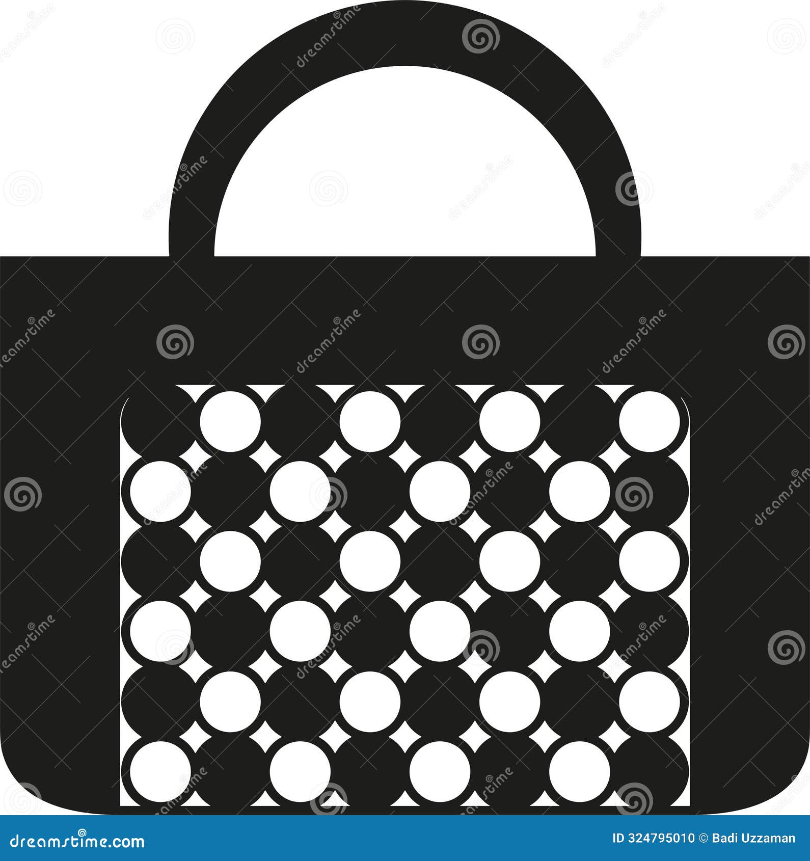 Bag Icon Symbol Vector Image Stock Illustration - Illustration of ...