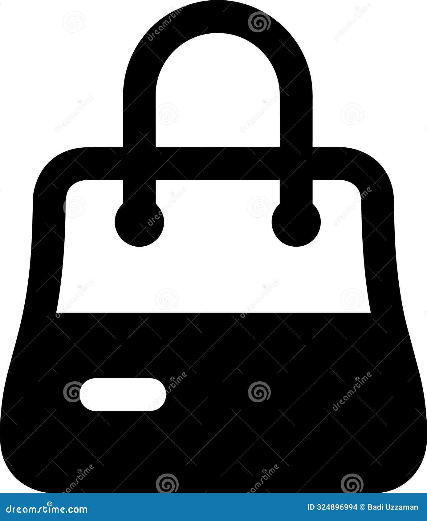 Bag Icon Symbol Vector Image Stock Vector - Illustration of pack ...