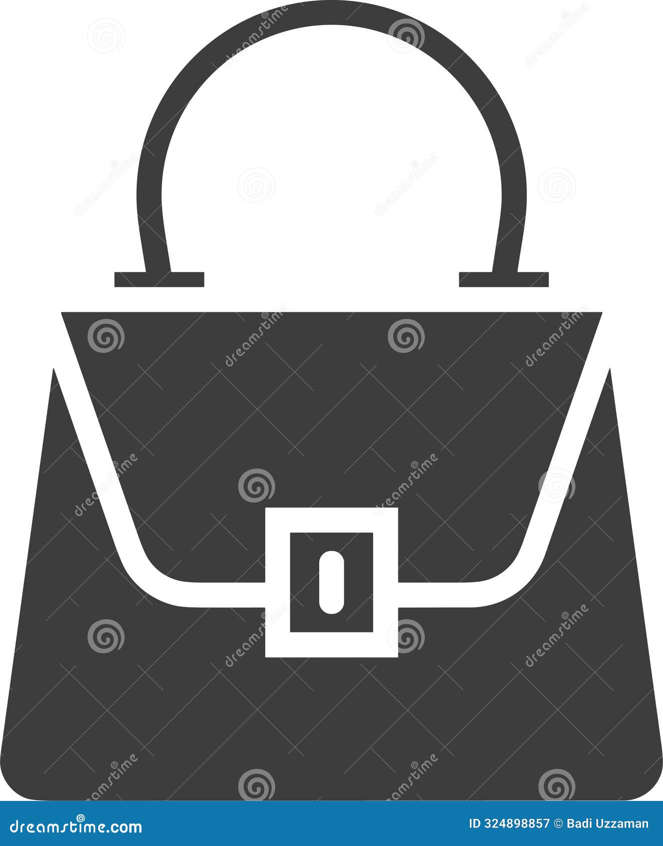 Bag Icon Symbol Vector Image Stock Vector - Illustration of purchase ...