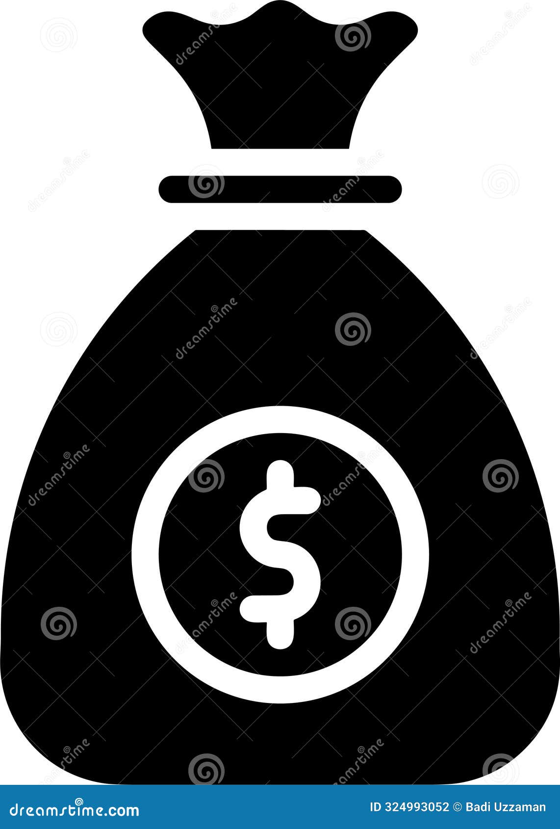 Bag Icon Symbol Vector Image Stock Vector - Illustration of symbol ...