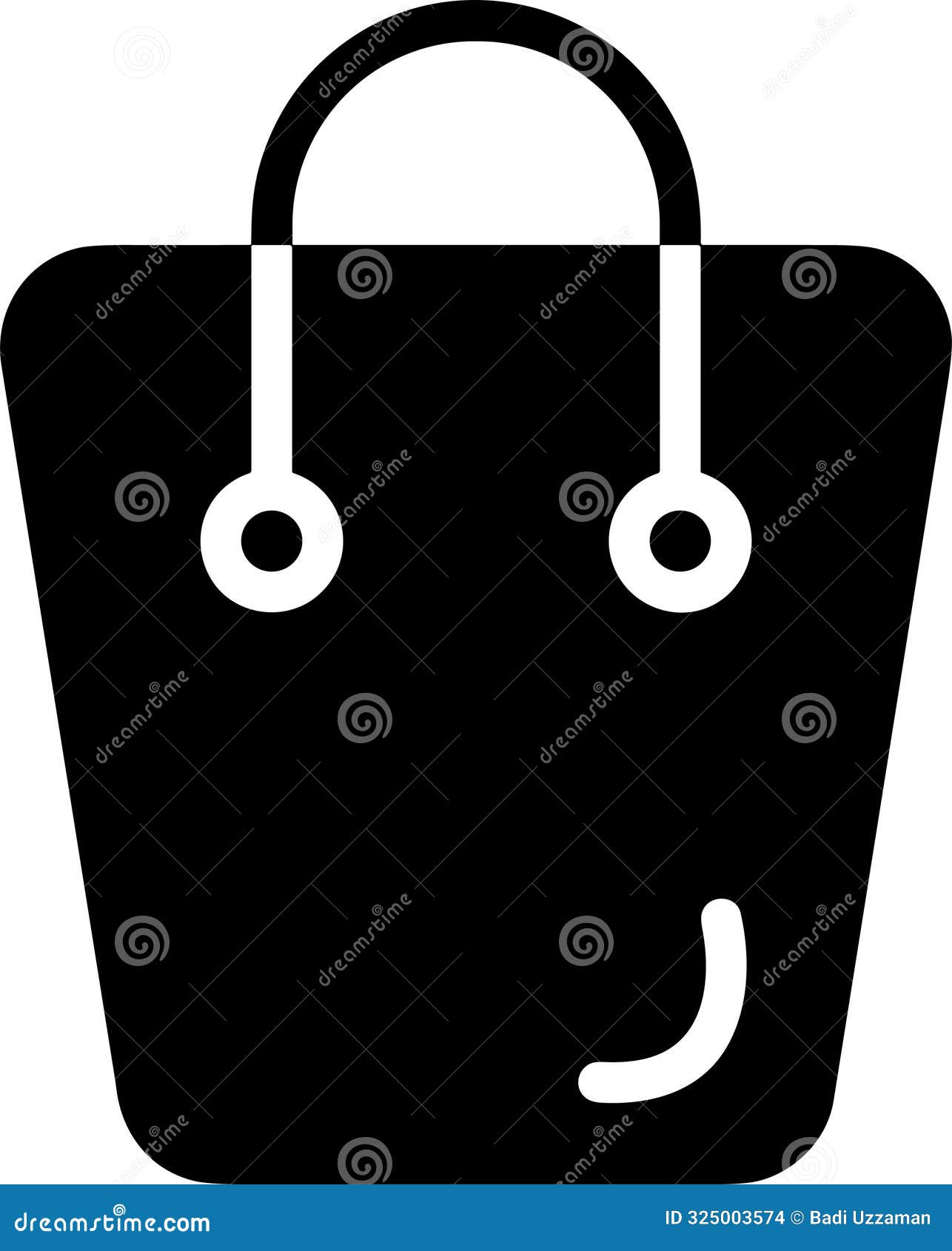 Bag Icon Symbol Vector Image Stock Vector - Illustration of symbol ...