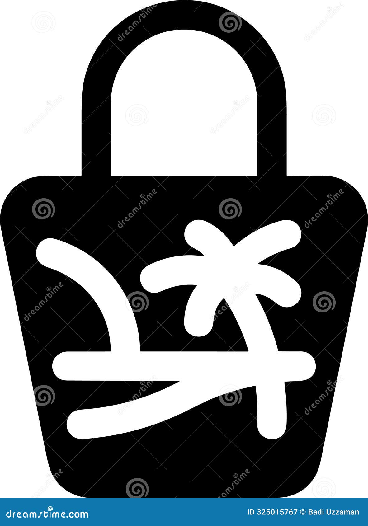 Bag Icon Symbol Vector Image Stock Vector - Illustration of fashion ...