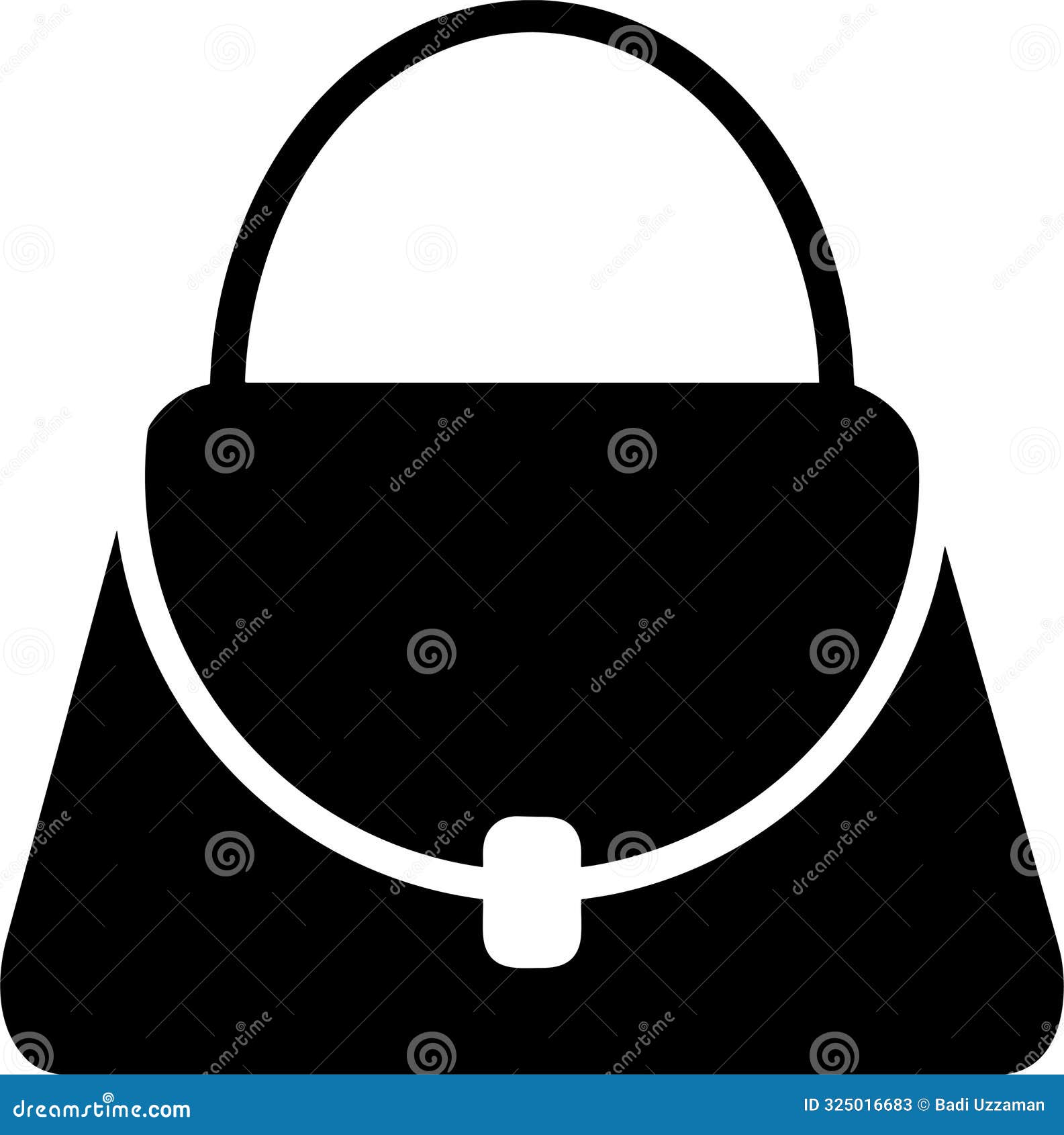 Bag Icon Symbol Vector Image Stock Vector - Illustration of handle ...