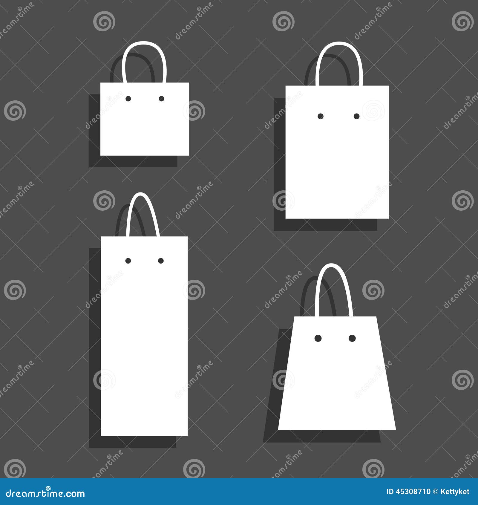 Bag icons set. Web Icons stock vector. Illustration of background ...
