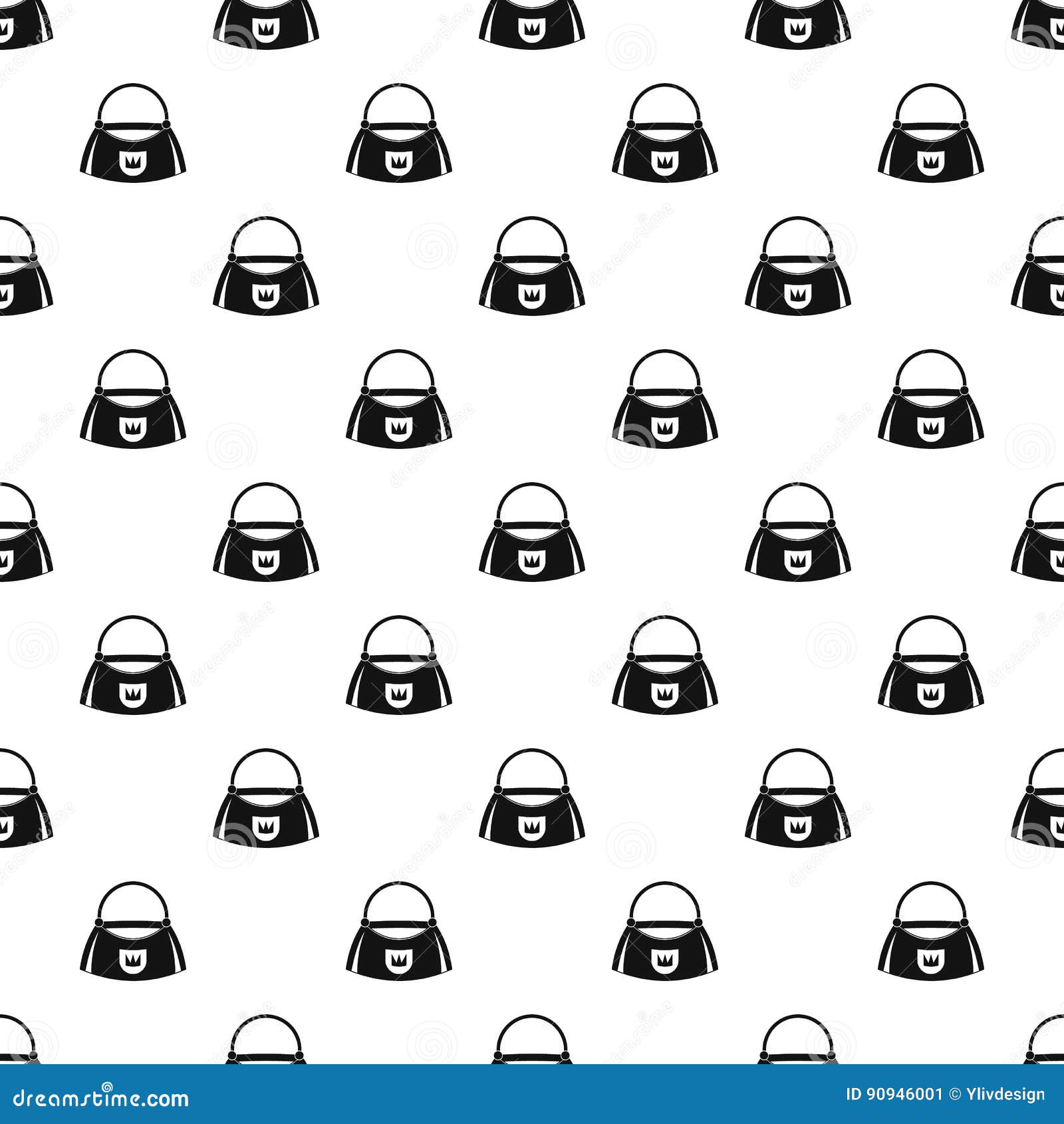 Bag pattern vector stock vector. Illustration of pouch - 90946001