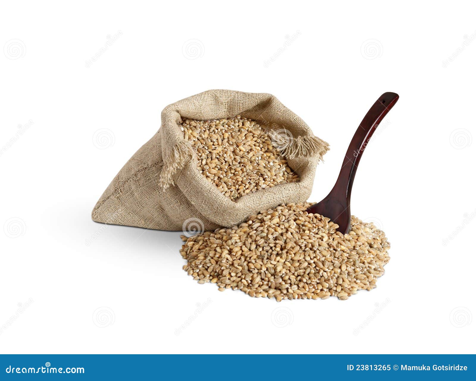 Bag of pearl grain stock image. Image of large, pearled - 23813265