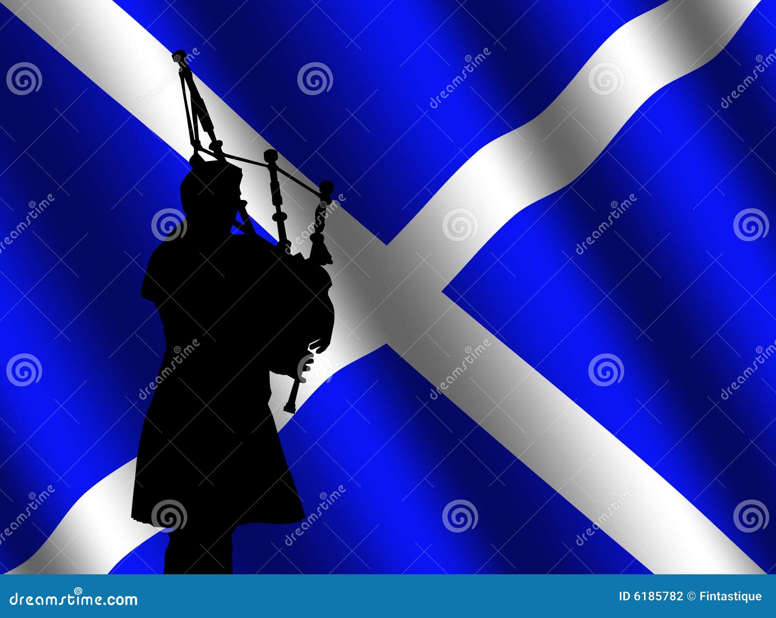 Scottish Flag Royalty-Free Cartoon | CartoonDealer.com #4777556