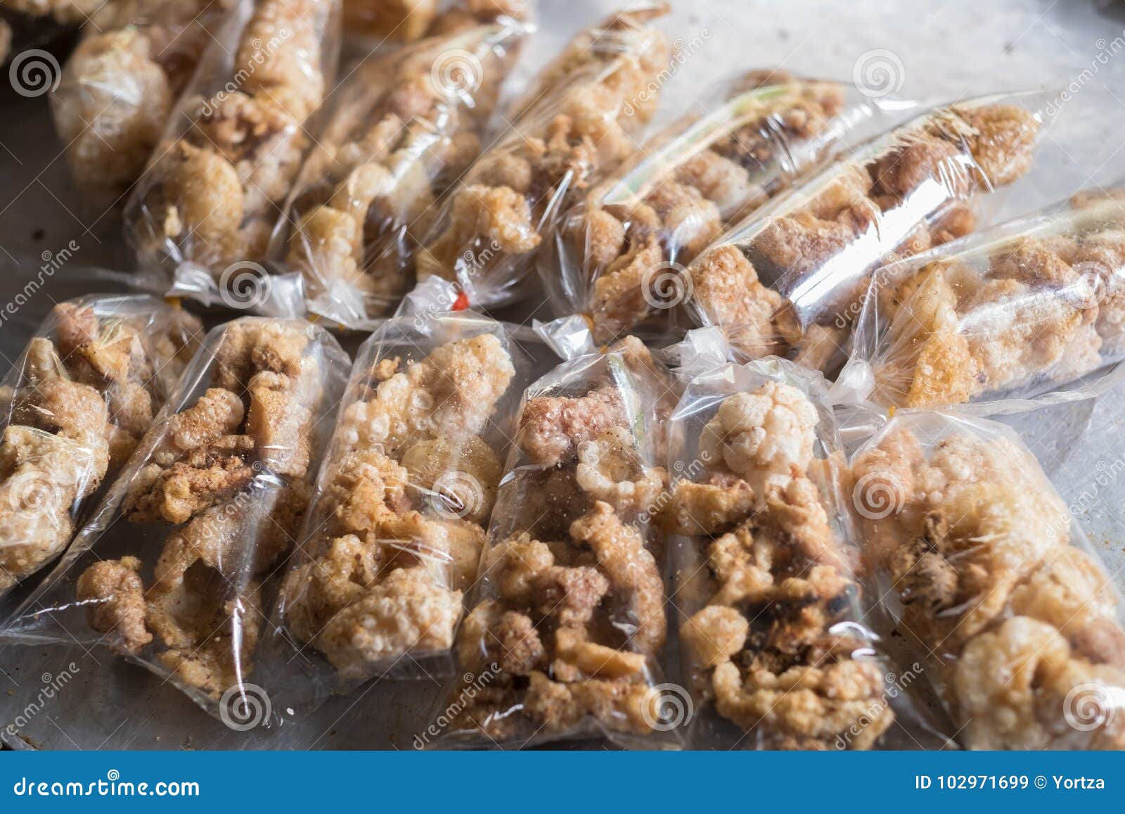 Pork snacks crackling stock image. Image of meat, cooked - 102971699