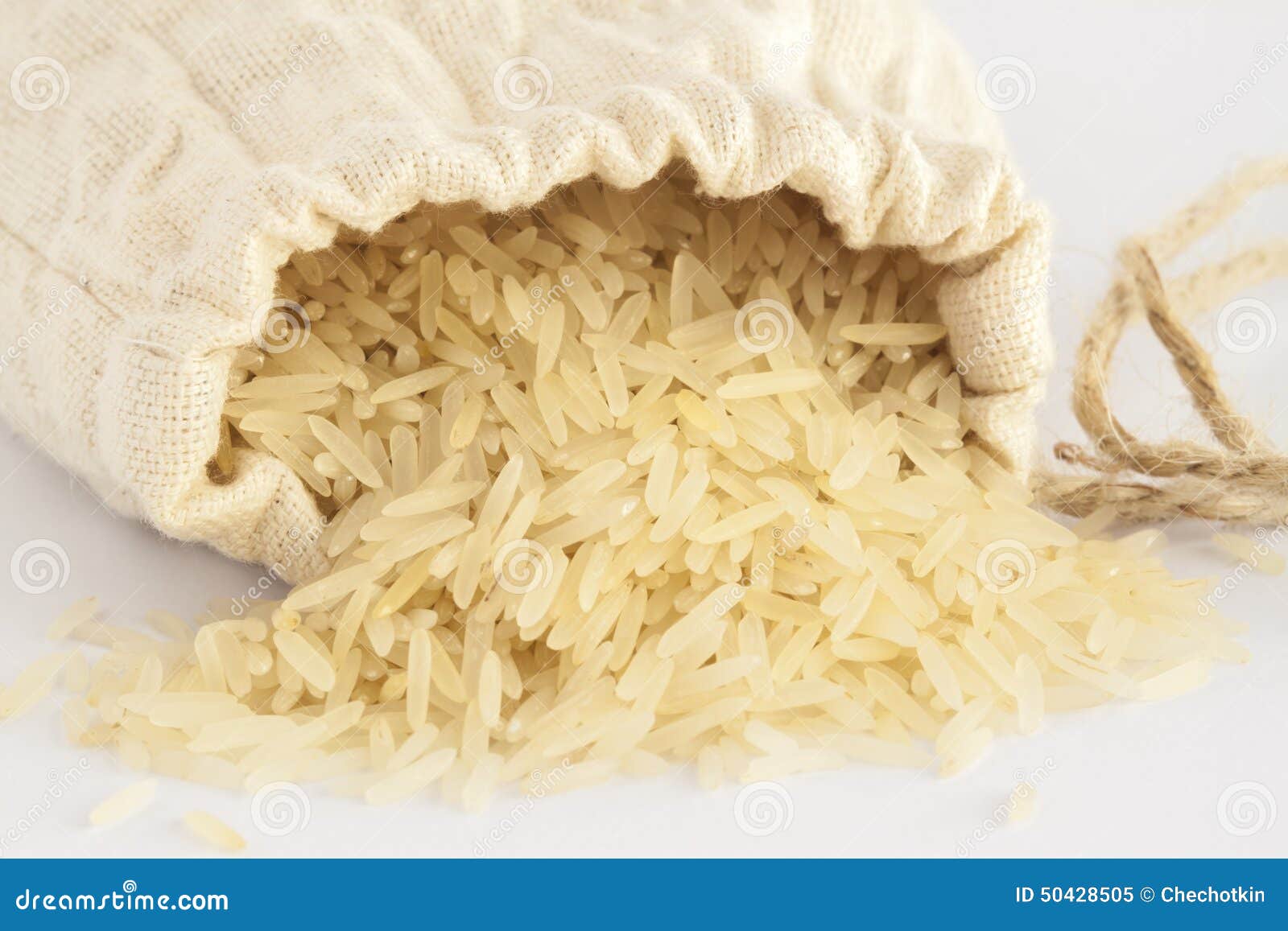 Bag with rice stock image. Image of cereal, seed, organic - 50428505