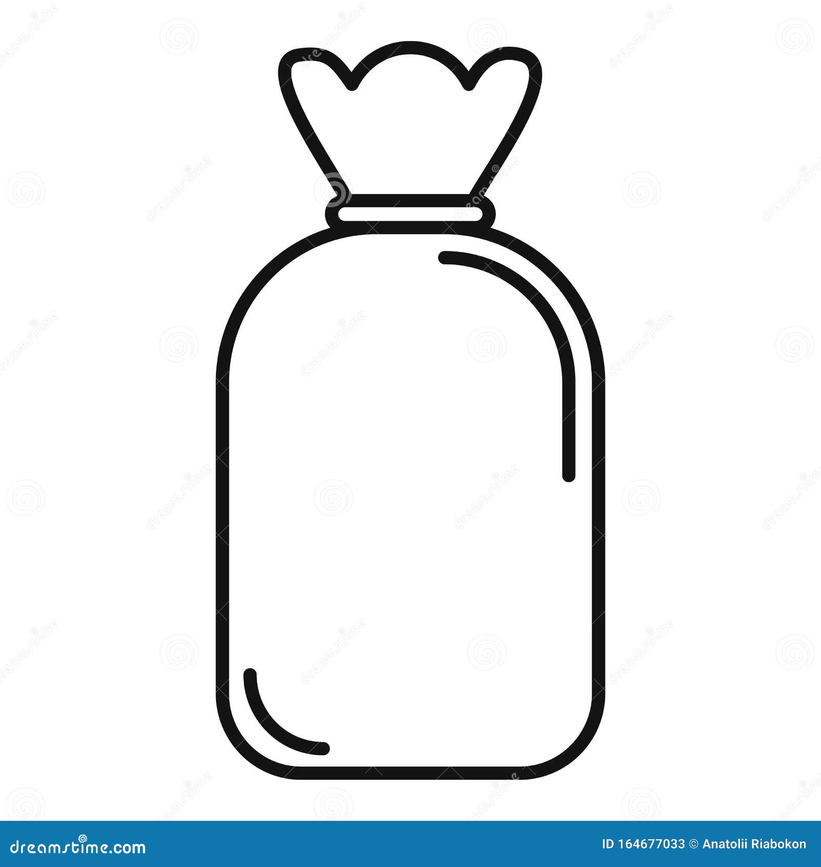 Bag Sack Icon, Outline Style Stock Vector - Illustration of elements ...