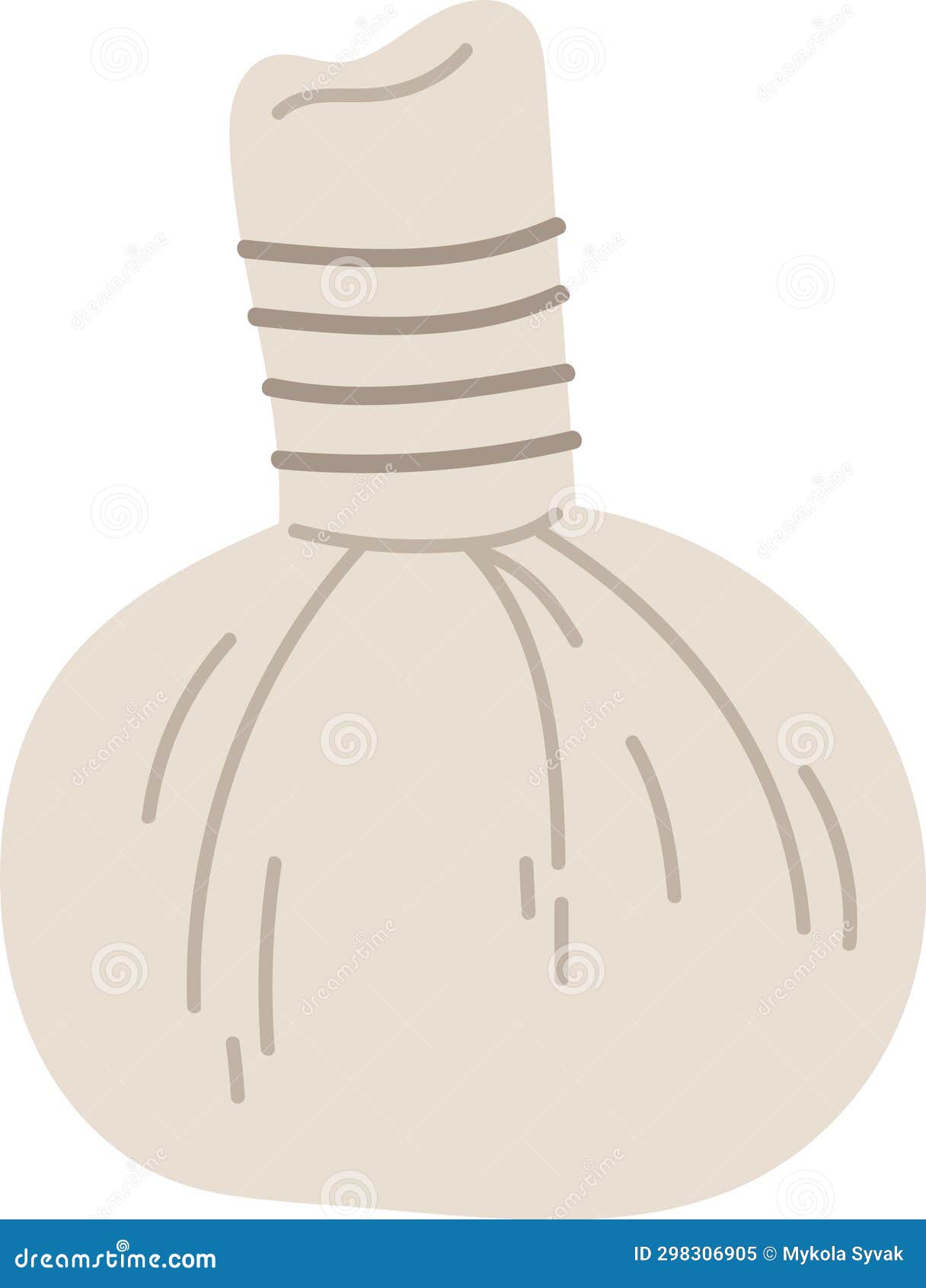 Bag with Salt stock vector. Illustration of salt, packet - 298306905