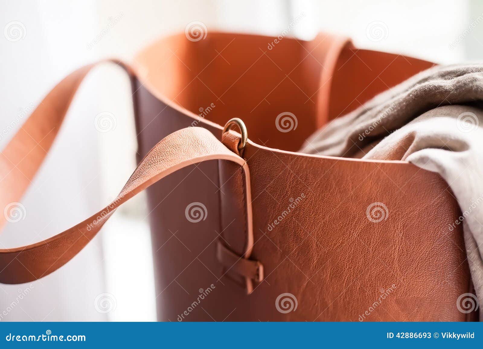 Bag with things stock image. Image of leave, bundle, move - 42886693