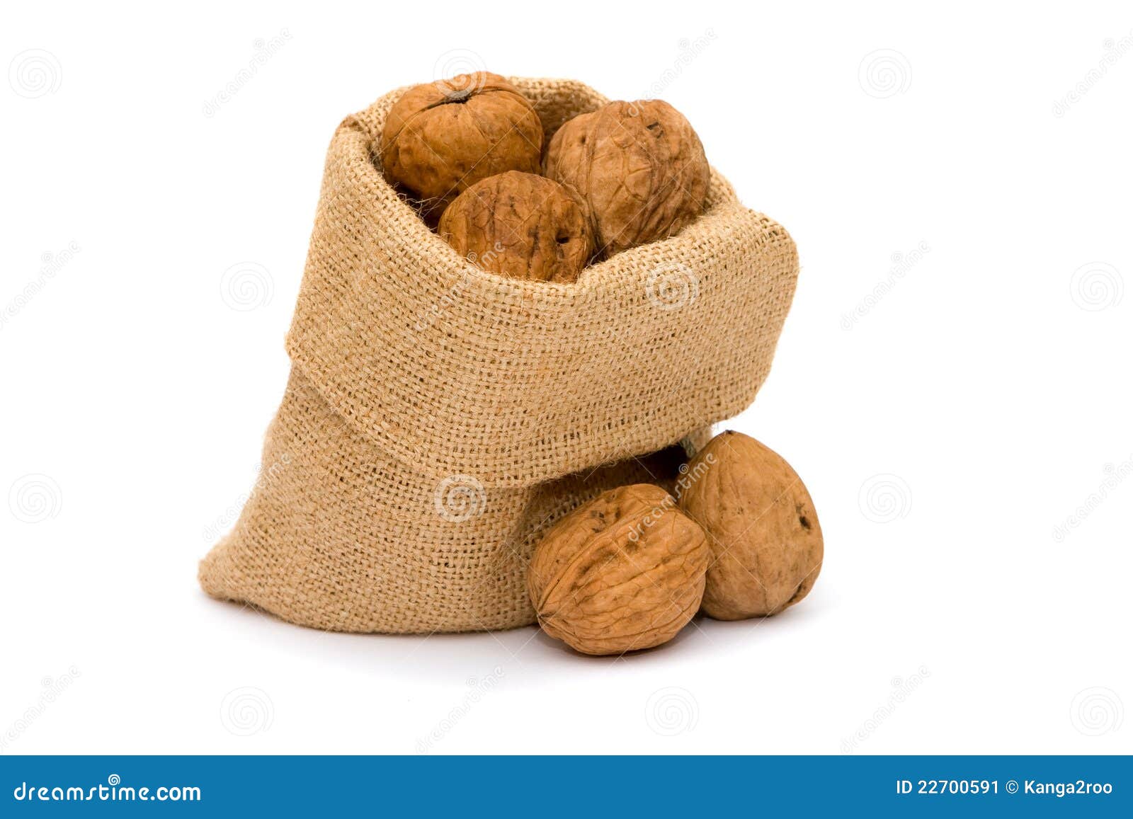 Bag of walnuts stock image. Image of seasonal, reserve - 22700591